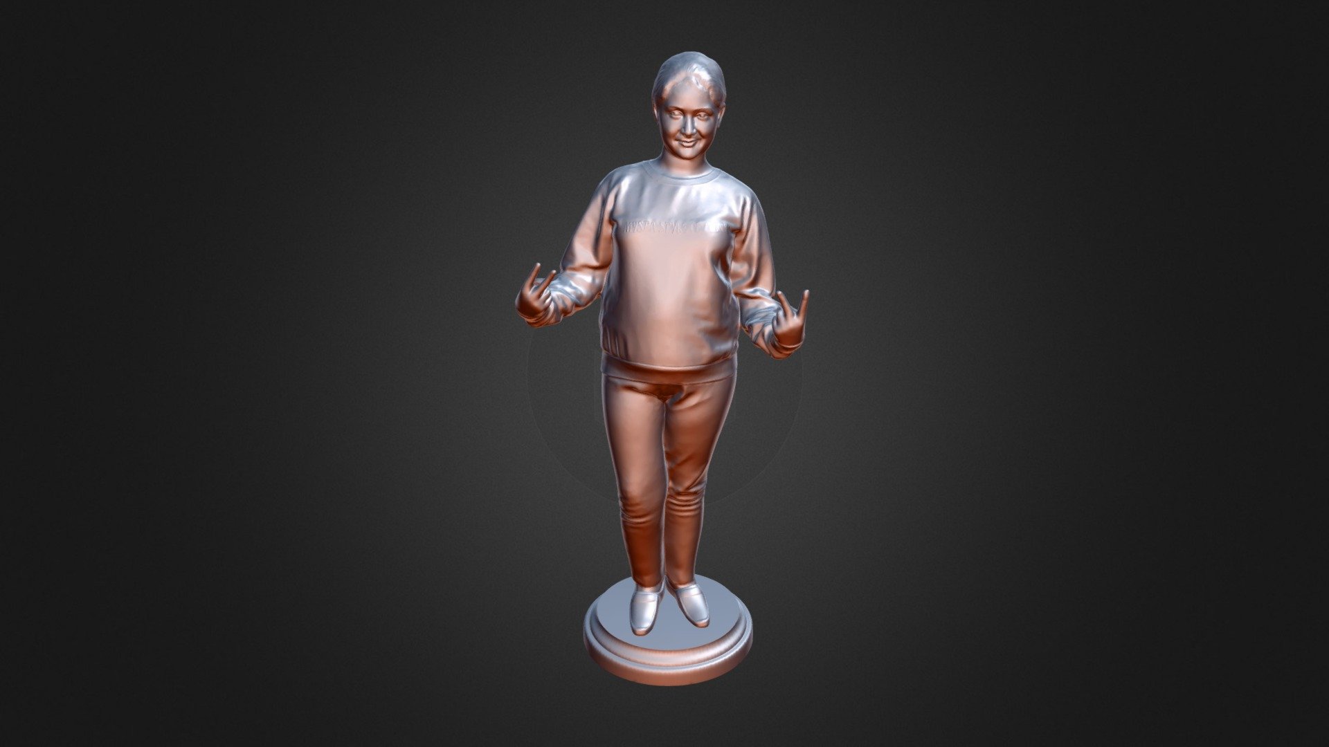 Female Body F41 - 3D model by Selfie360 BobbleShop ...