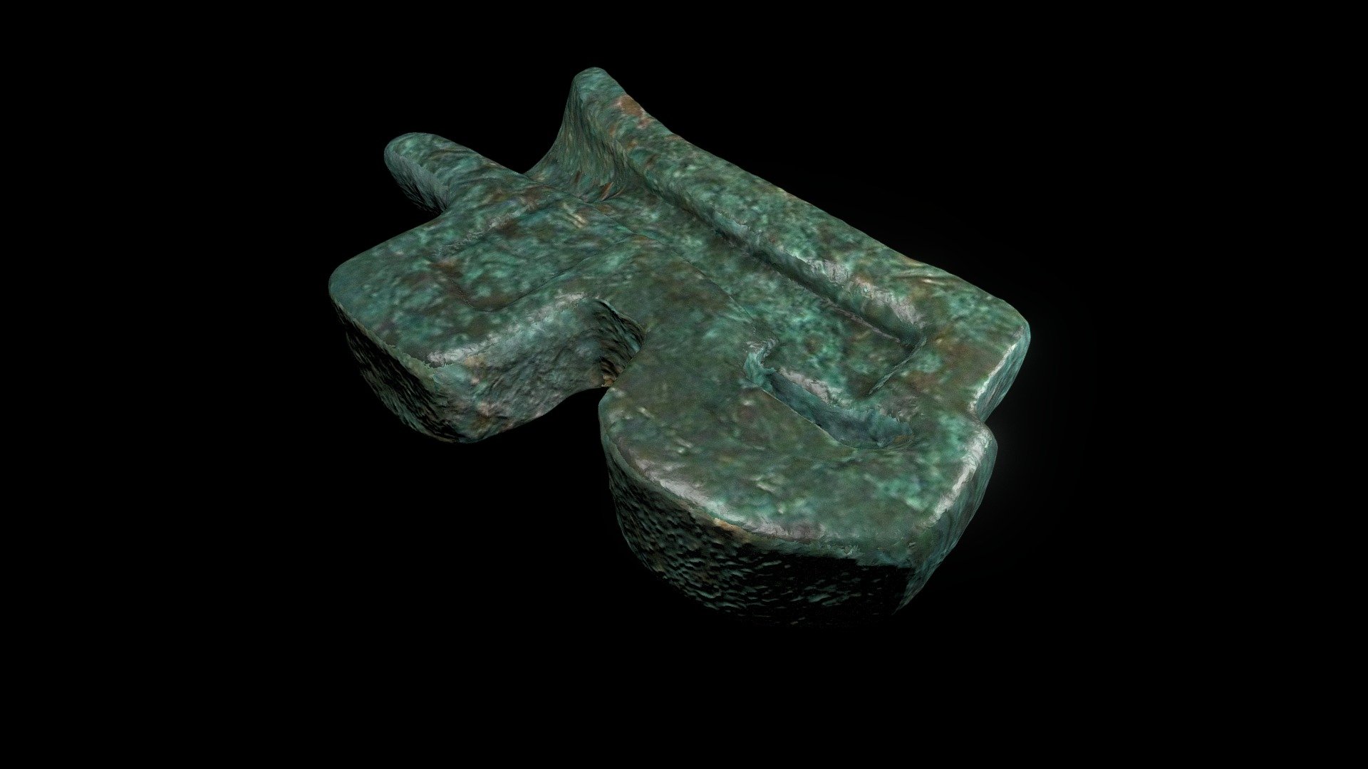 Germanic_knee_brooch_matrix - 3D model by Institute of Archaeology of ...