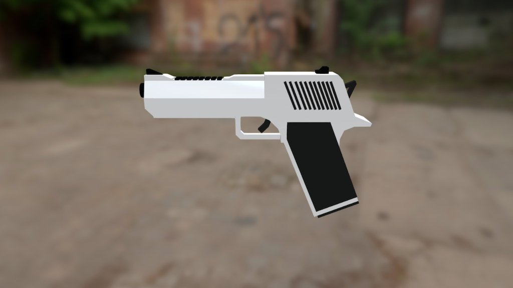 Minecraft - Desert Eagle - 3D model by Cyprium (@Crimed) [ed2882c ...
