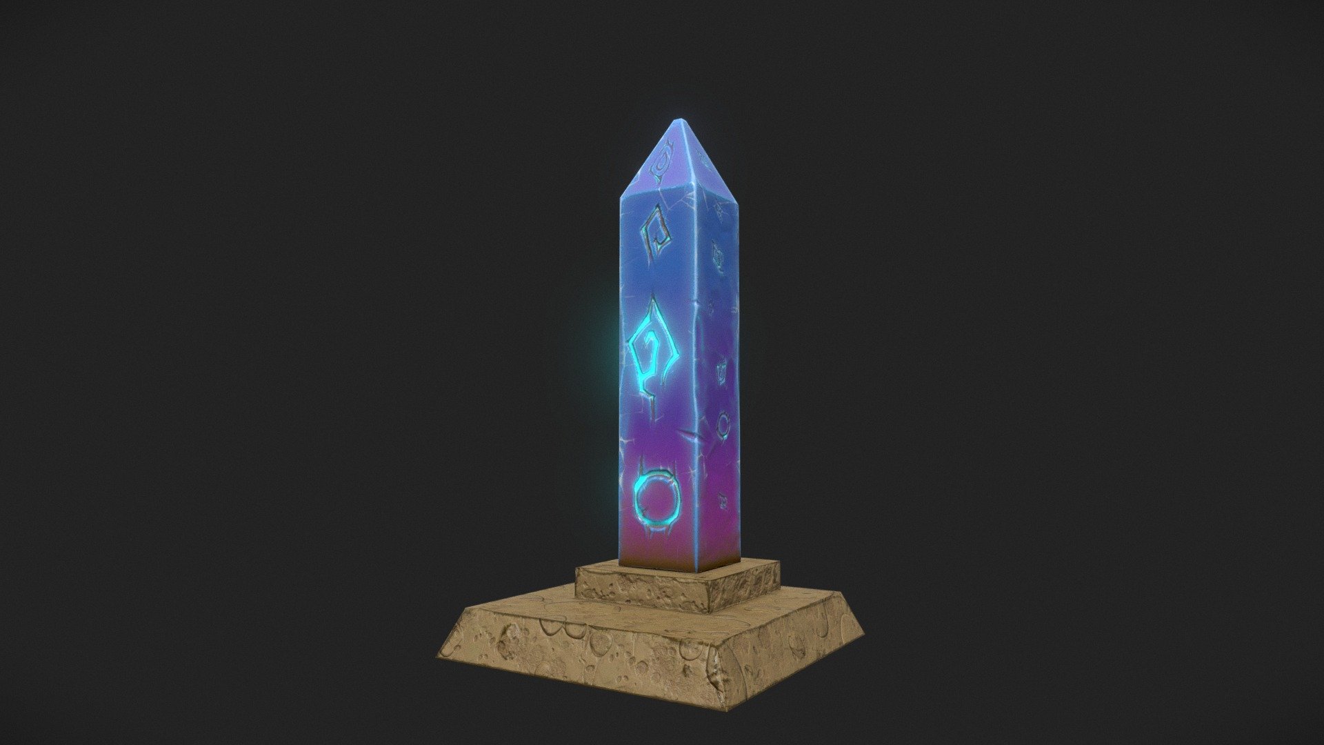 Crystal Monolit - 3D model by Mr_McBird [ed293df] - Sketchfab
