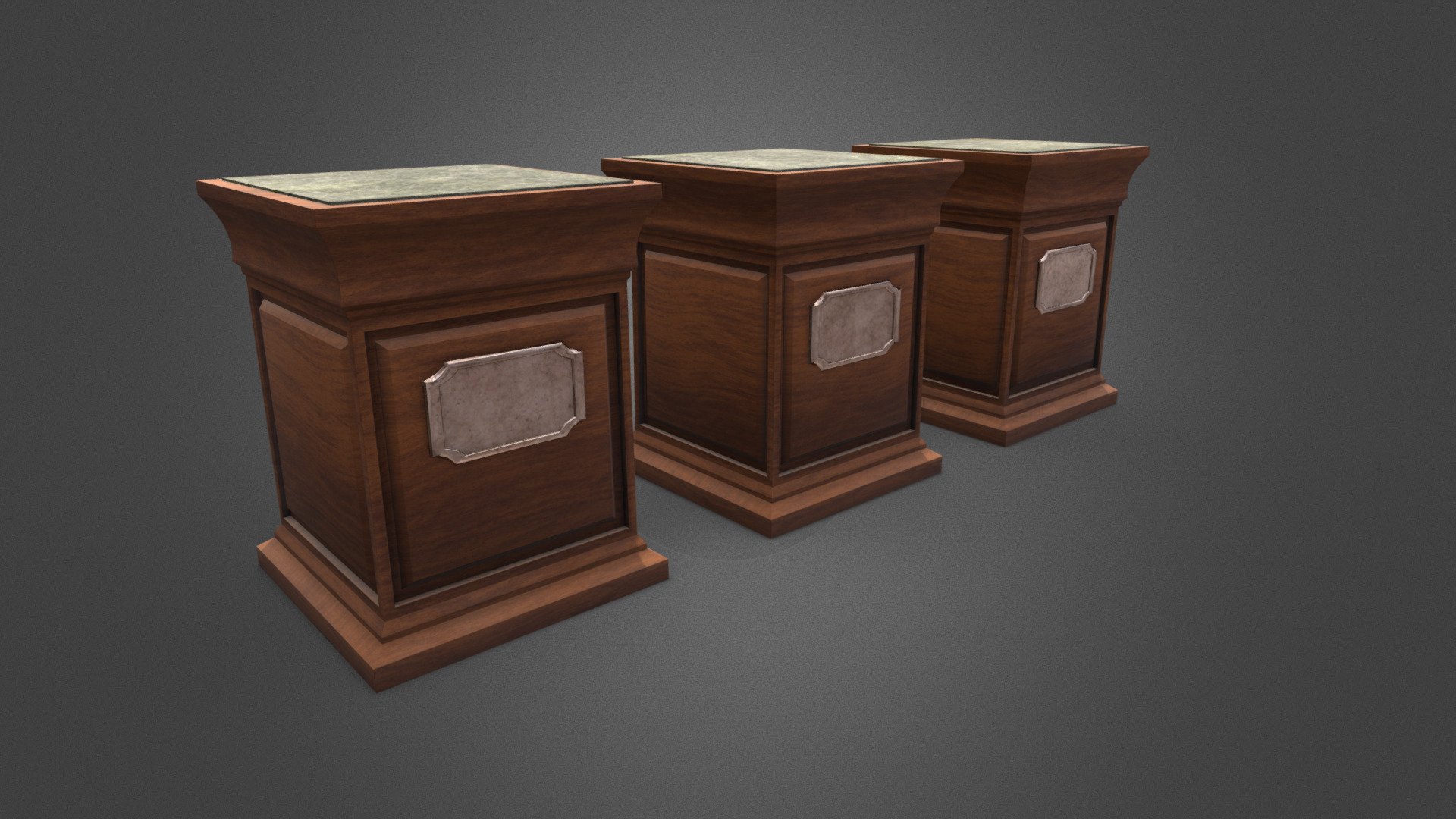 Classical Museum Pedestals - Asset Pack - Download Free 3D model by ...