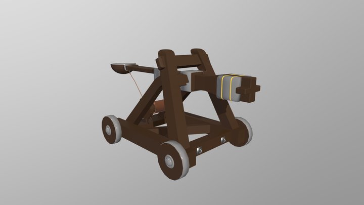 Catapult-medieval 3D models - Sketchfab