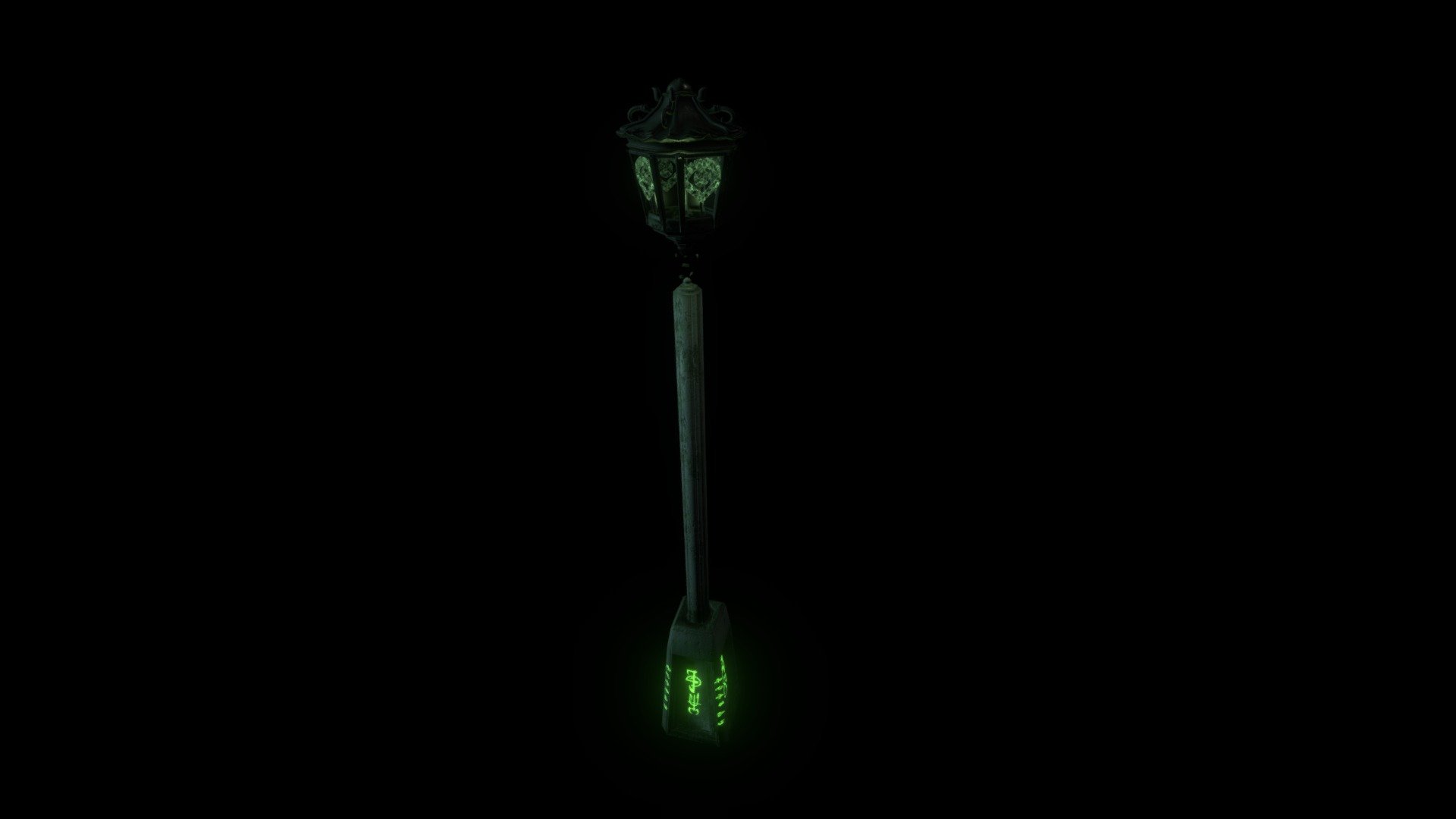 Fantasy Lamppost - 3D model by ThreePartsFool (@IzzyMcDonnell) [ed2b229 ...