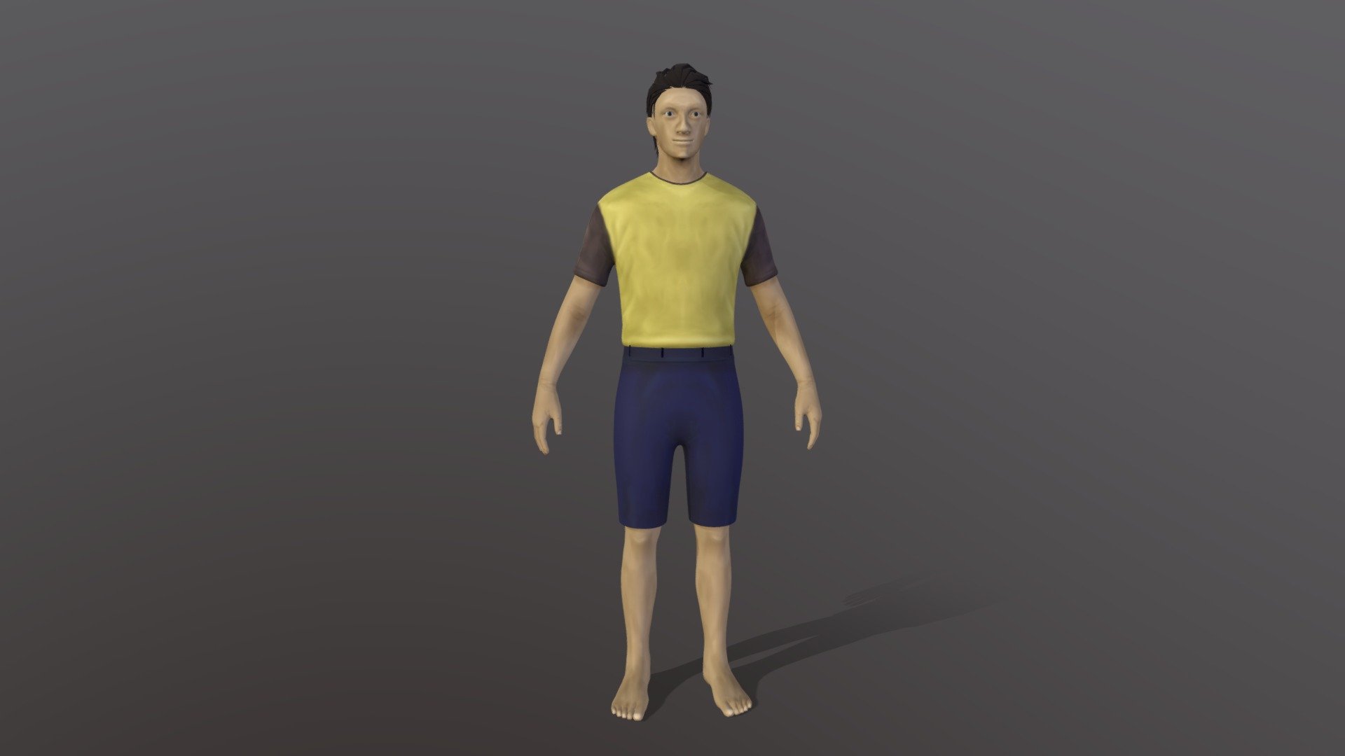 Wawan Human Character from Two Faced Fox film - 3D model by Re Na ...