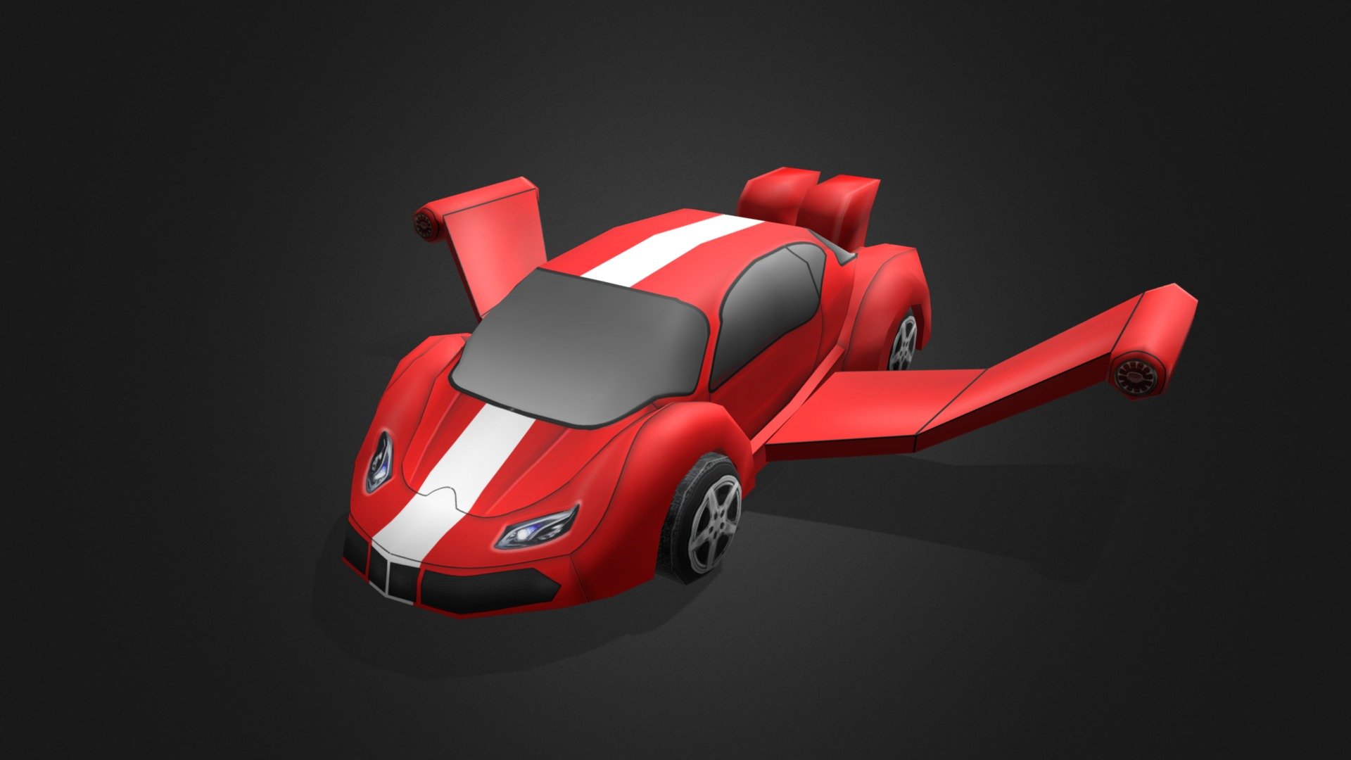 car_RED - 3D model by Daniel_L (@Daniel.Lune) [ed2dec6] - Sketchfab