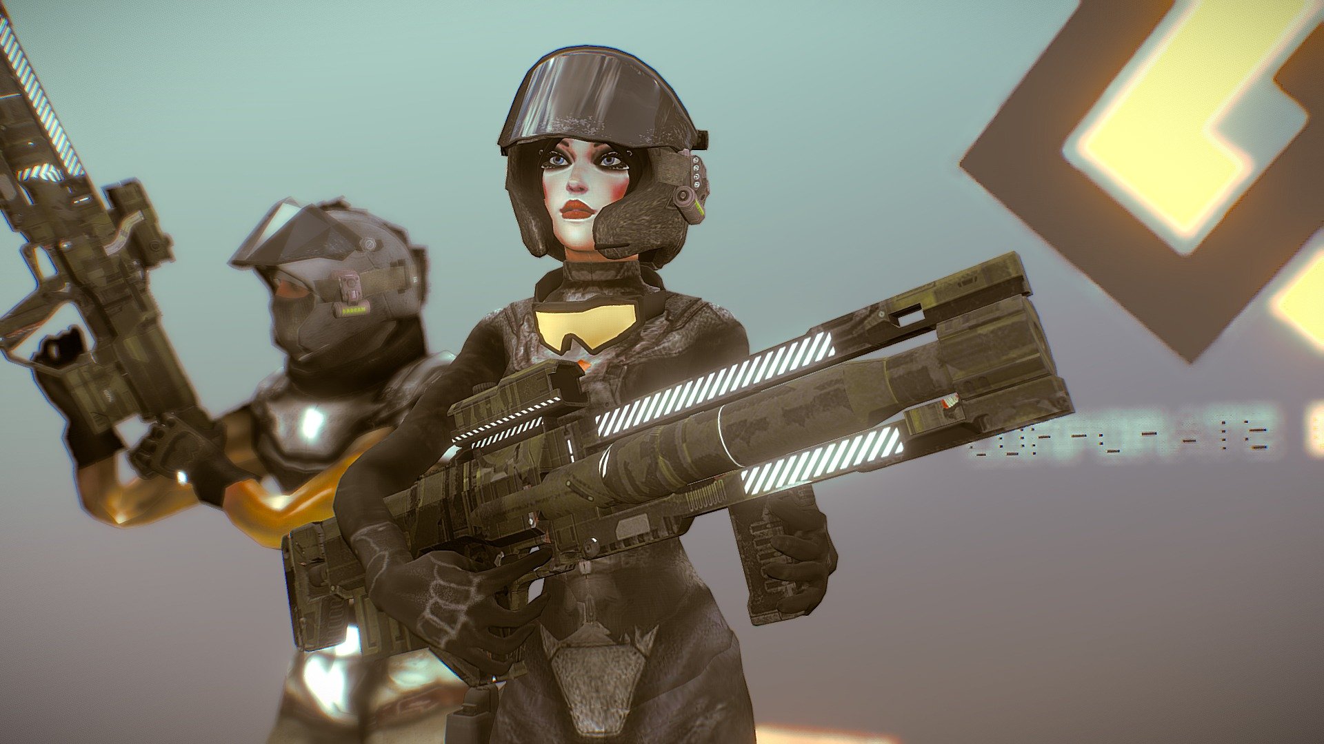 Corporate Dominion Security Teams - 3D model by vfxrob [ed30db1 ...