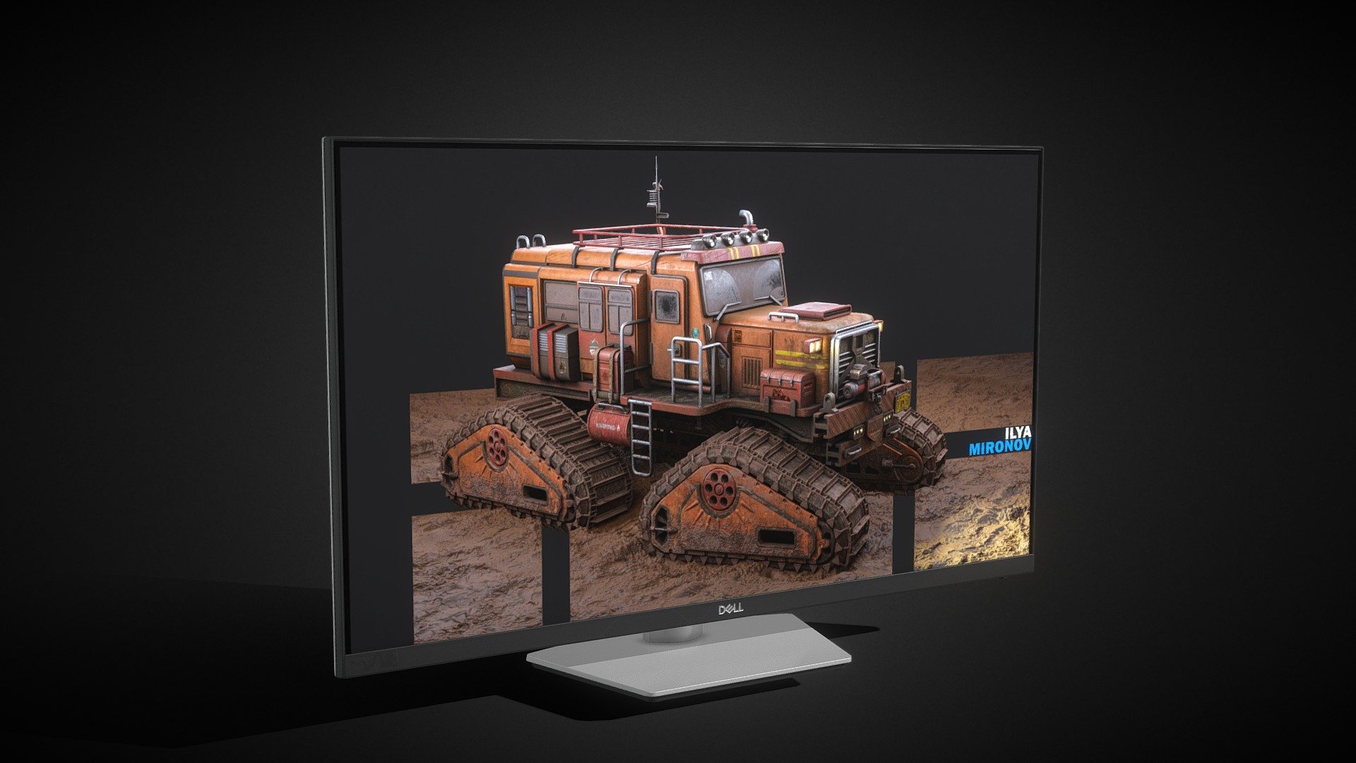 Monitor «Dell» - 3D model by IlyaMir [ed31def] - Sketchfab