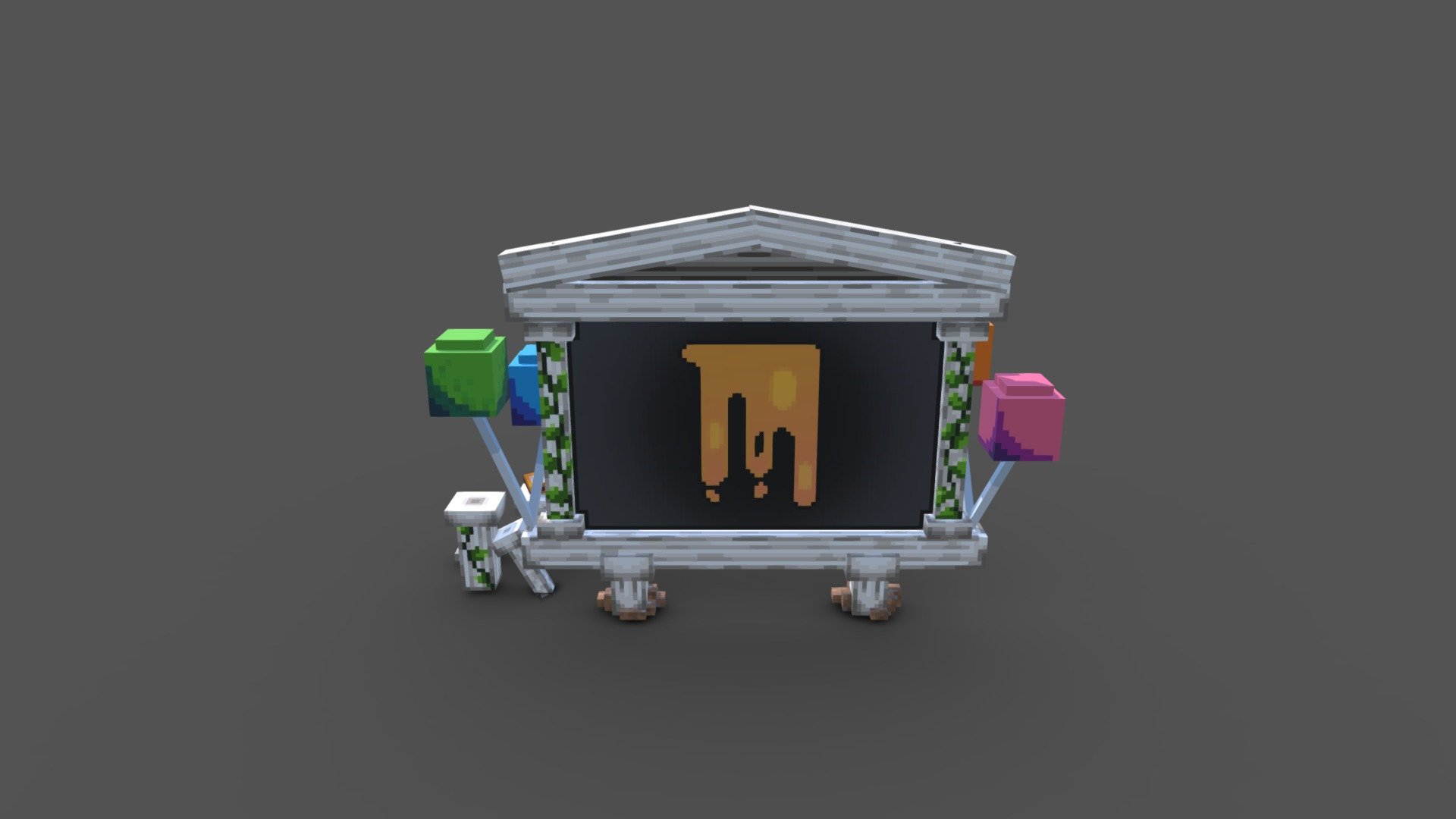 NetherGames Billboard - 3D model by Tekaroo [ed32954] - Sketchfab