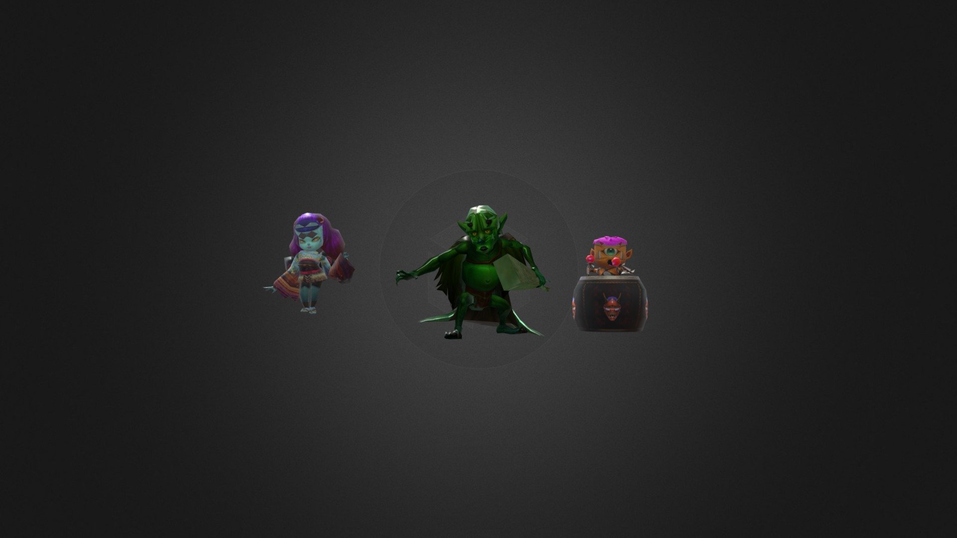 Japanese Game Character - Nhân vật game Nhật Bản - 3D model by ...