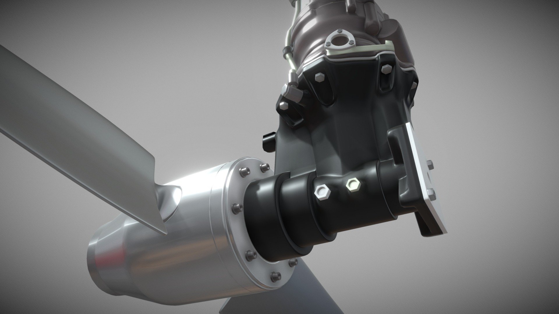 RAT (Ram Air turbine) 3d model - 3D model by Naveen Manja (@naveen ...