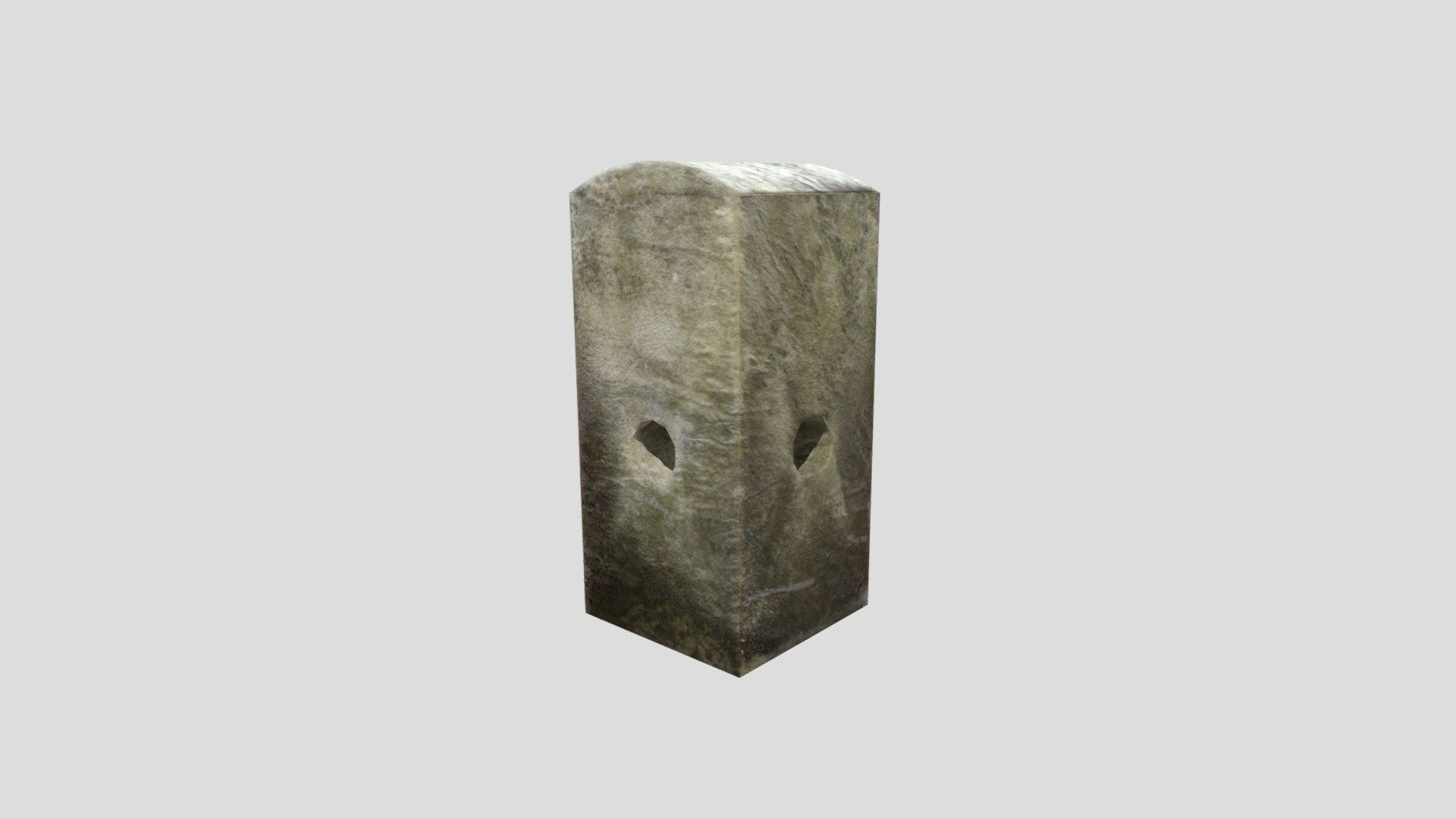 Concrete Fence Post 0002 - Buy Royalty Free 3D model by PixelCount ...