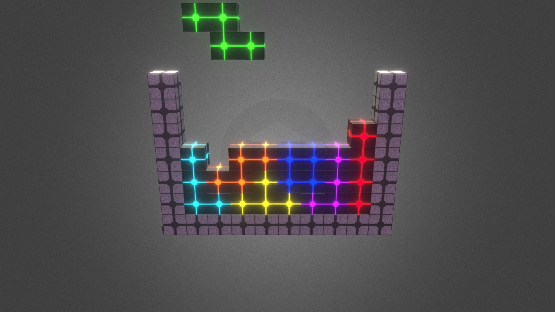 Tetris Animation - Download Free 3D model by hnl714 [ed35969] - Sketchfab