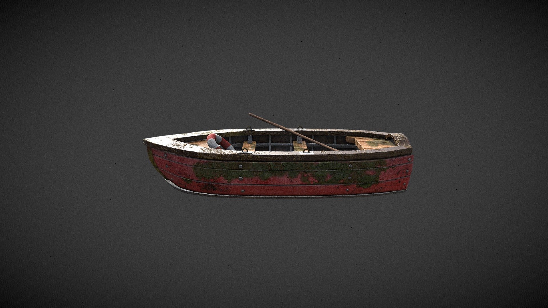 old fishing boat - 3D model by gustavoJusto01 [ed35e42] - Sketchfab
