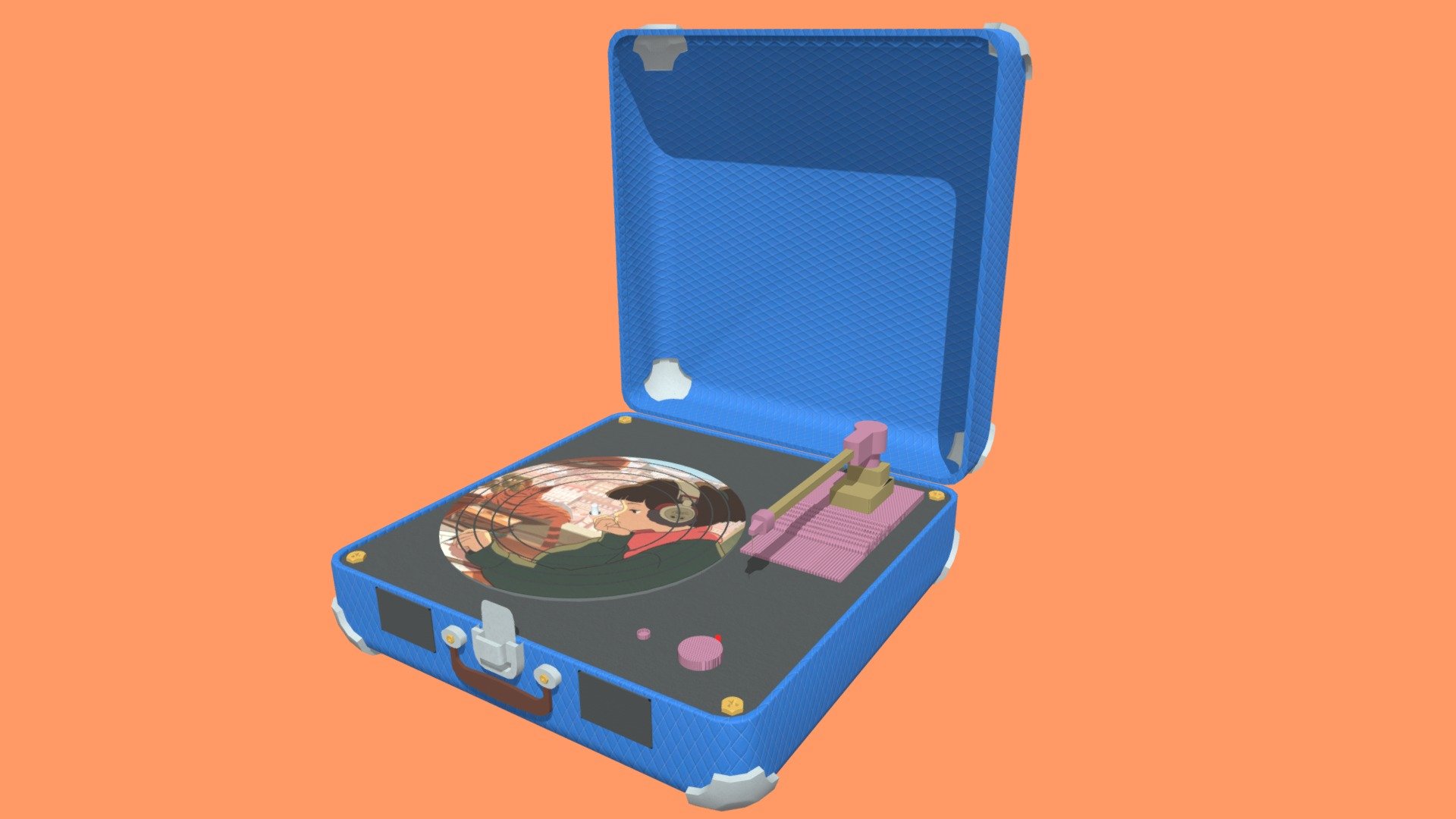 Record Player - Modern - 3D model by Mickey3D (@nikalamose) [ed3743d ...