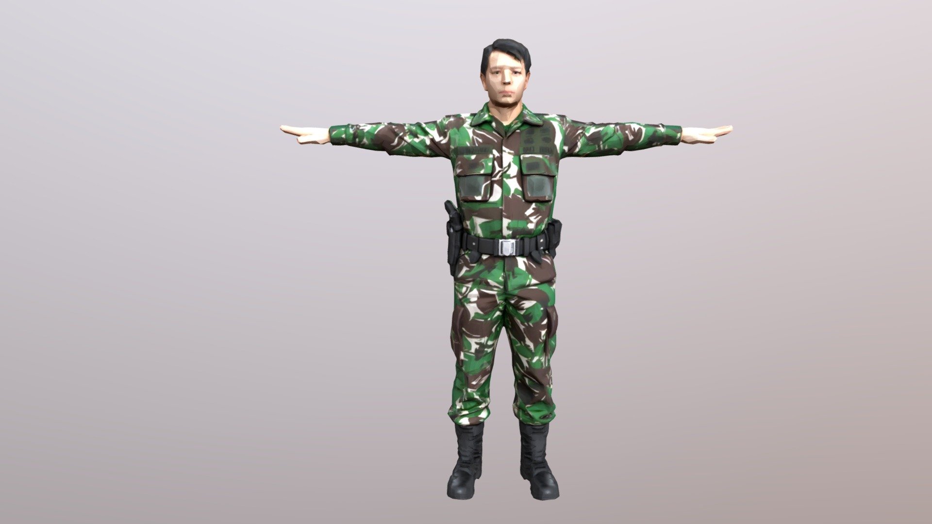 Tentara TNI AD - Download Free 3D model by trisutrisno [ed38c5a ...
