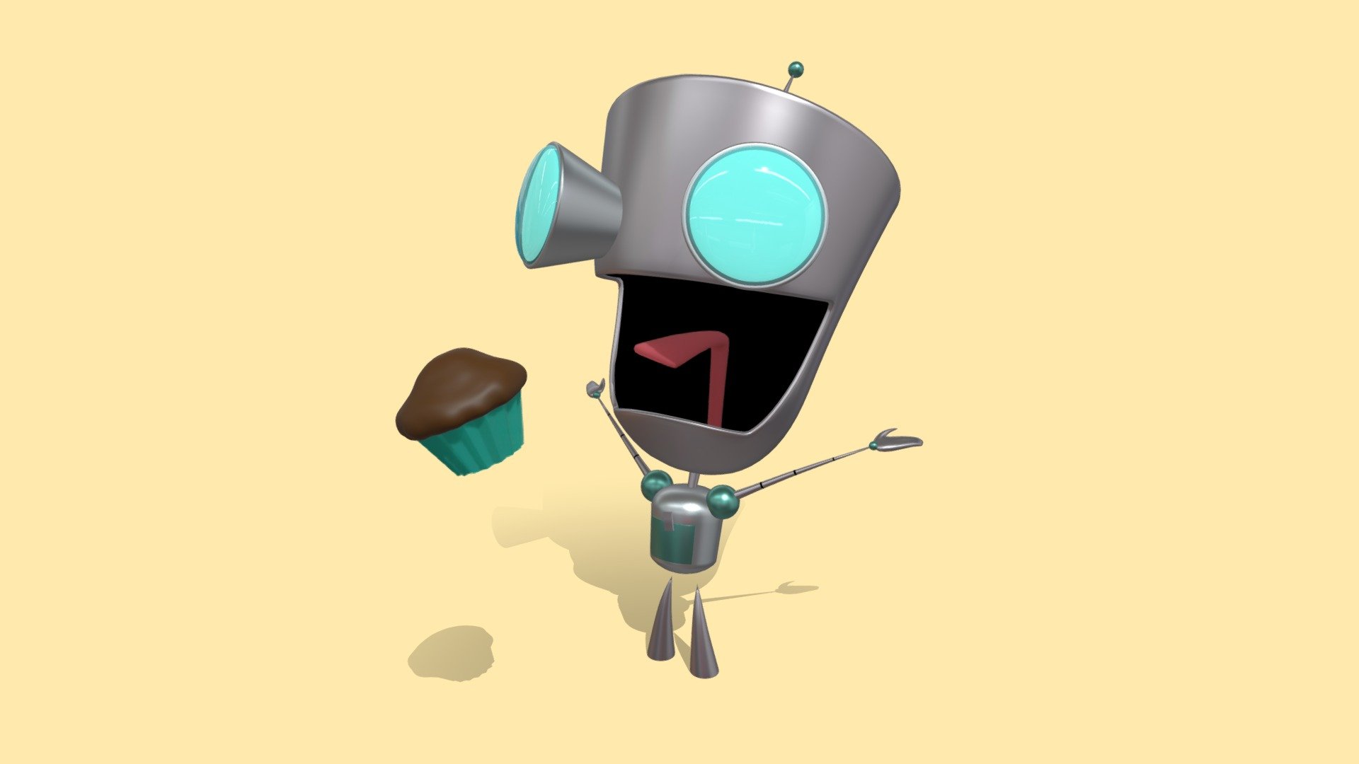 Happy Gir - 3D model by Zorkn [ed3919e] - Sketchfab