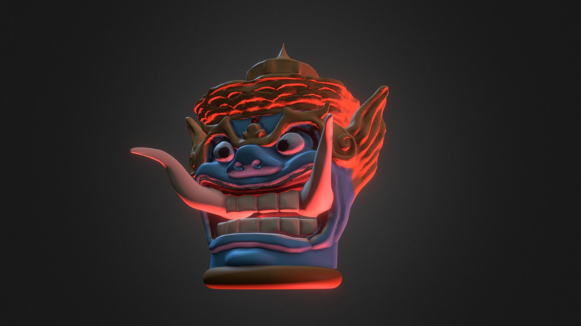 Volcano God - 3D model by rafaG [ed39c2f] - Sketchfab