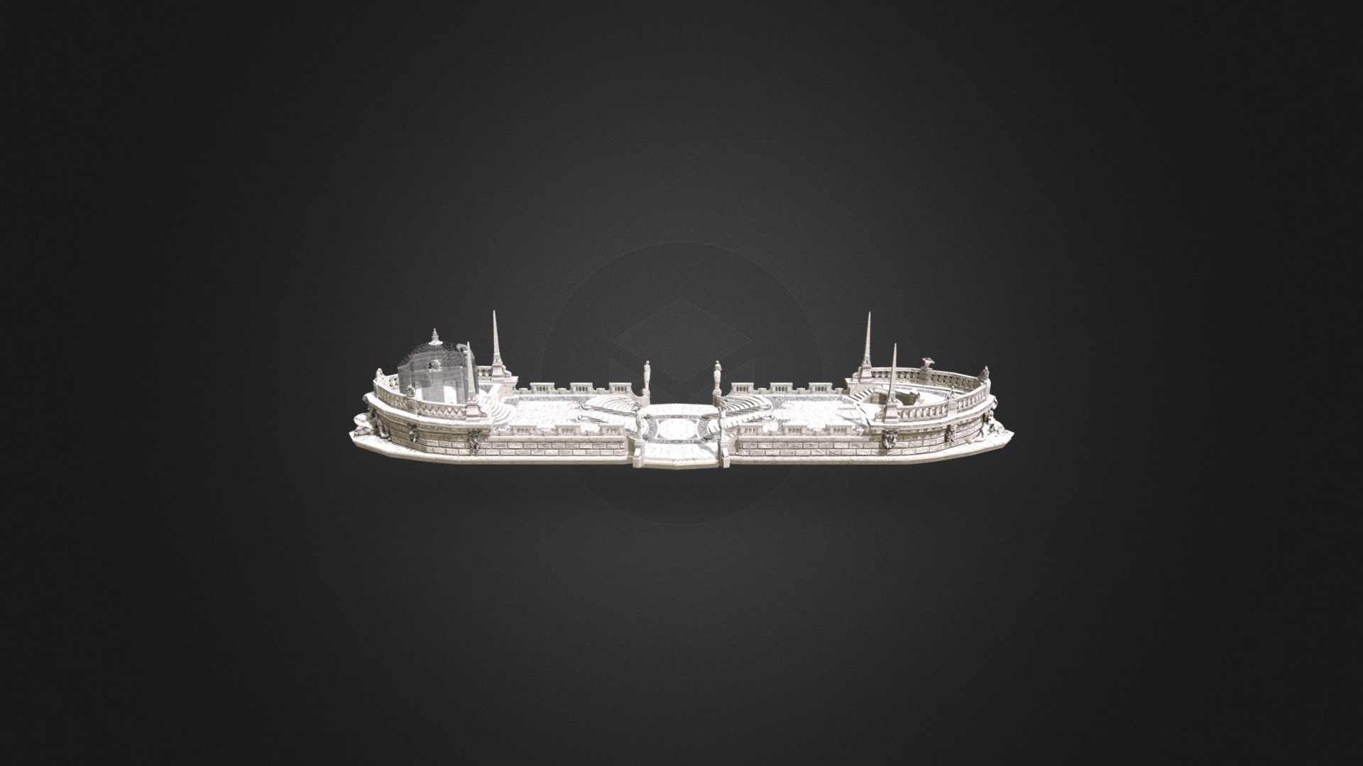 Vizcaya Barge - 1916 Version - 3D model by Vizcaya Museum and Gardens ...