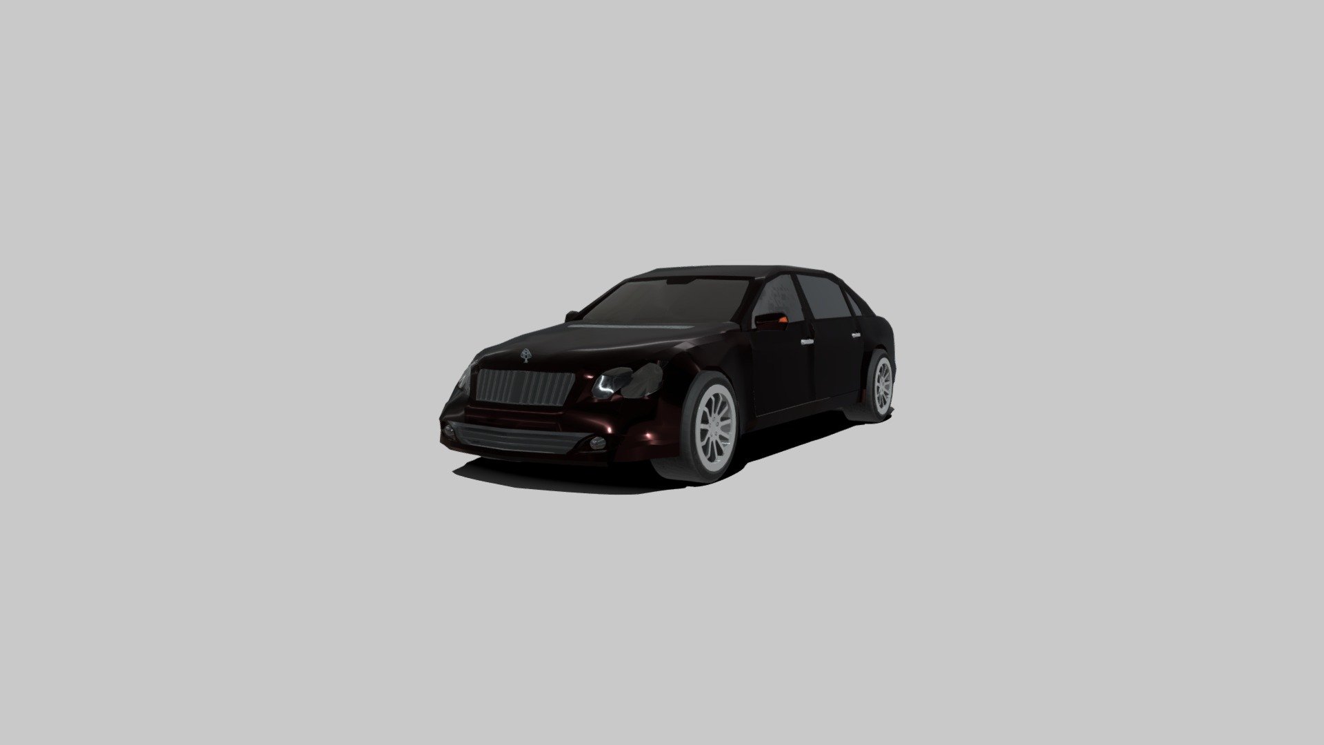 Mercedes Maybach 62S low poly - Download Free 3D model by Renato ...