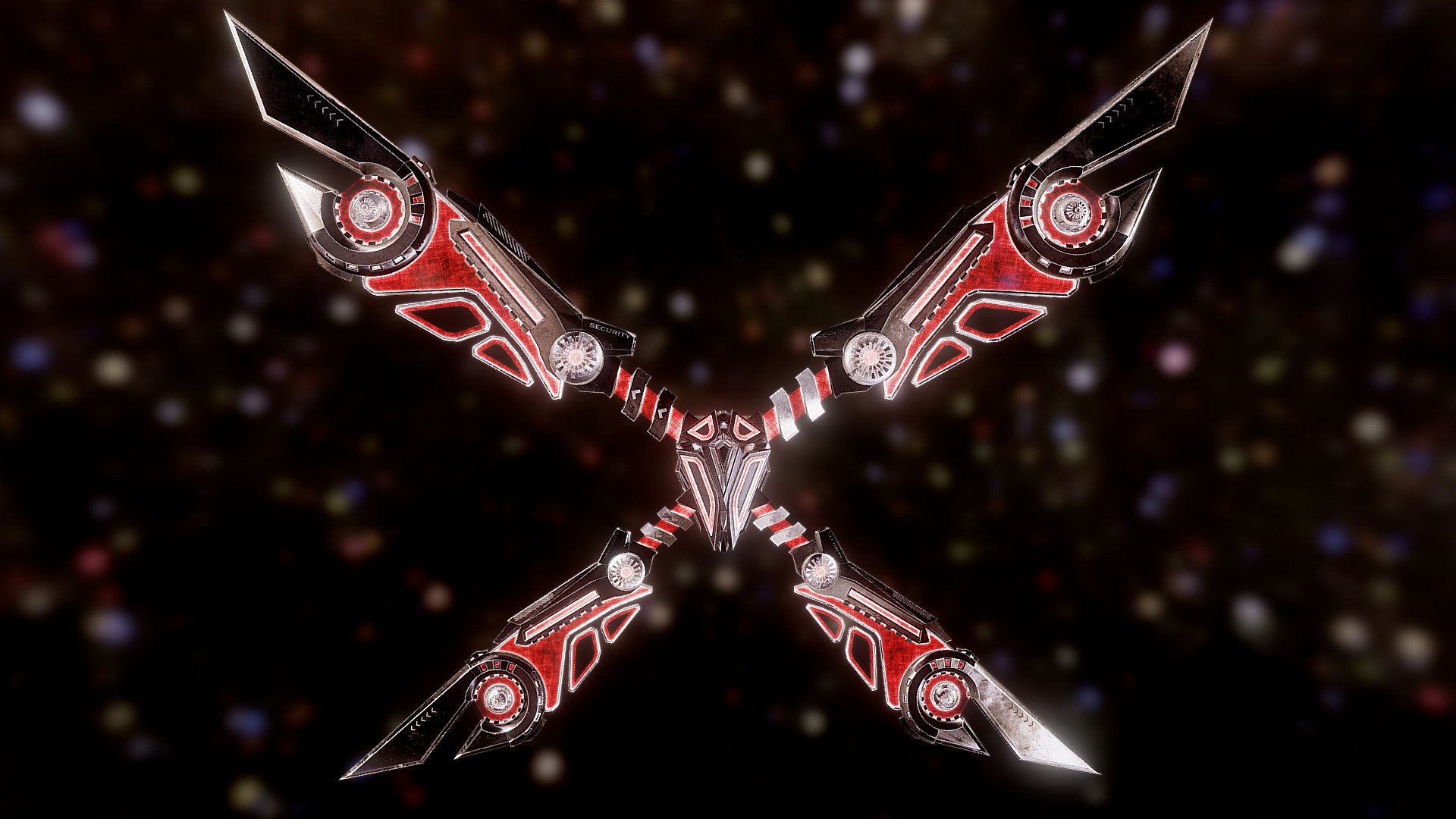 Cyber Wings - 3D model by sebaferrari_tattoo [ed3cb08] - Sketchfab