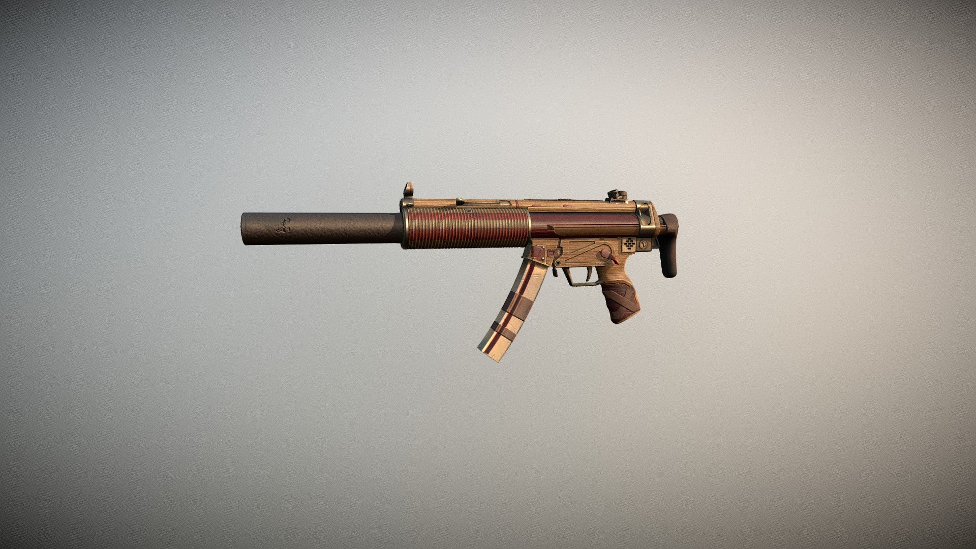 CS:GO MP5SD - 3D model by Cuntbucket [ed3d72f] - Sketchfab