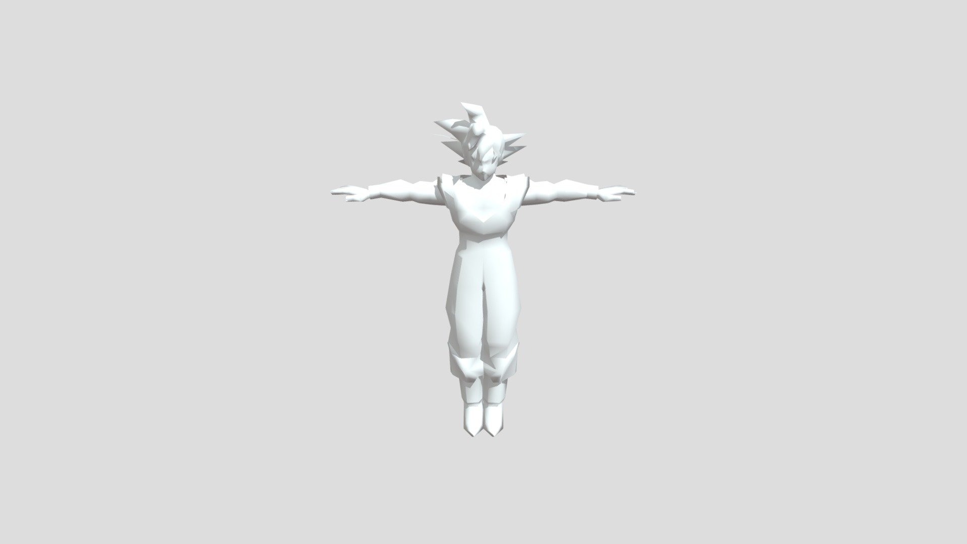 Goku Mixamo - Download Free 3D model by Aquillis [ed3e69d] - Sketchfab