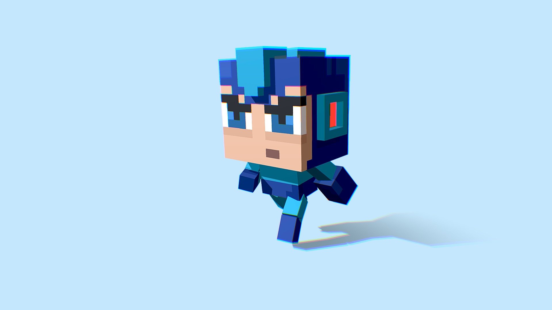 Megaboy Animation in Blender + FBX - Buy Royalty Free 3D model by ...