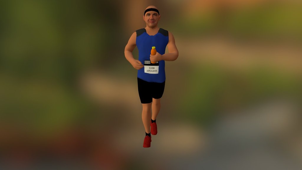 Runner - 3D model by 3dcopyme [ed3f2aa] - Sketchfab