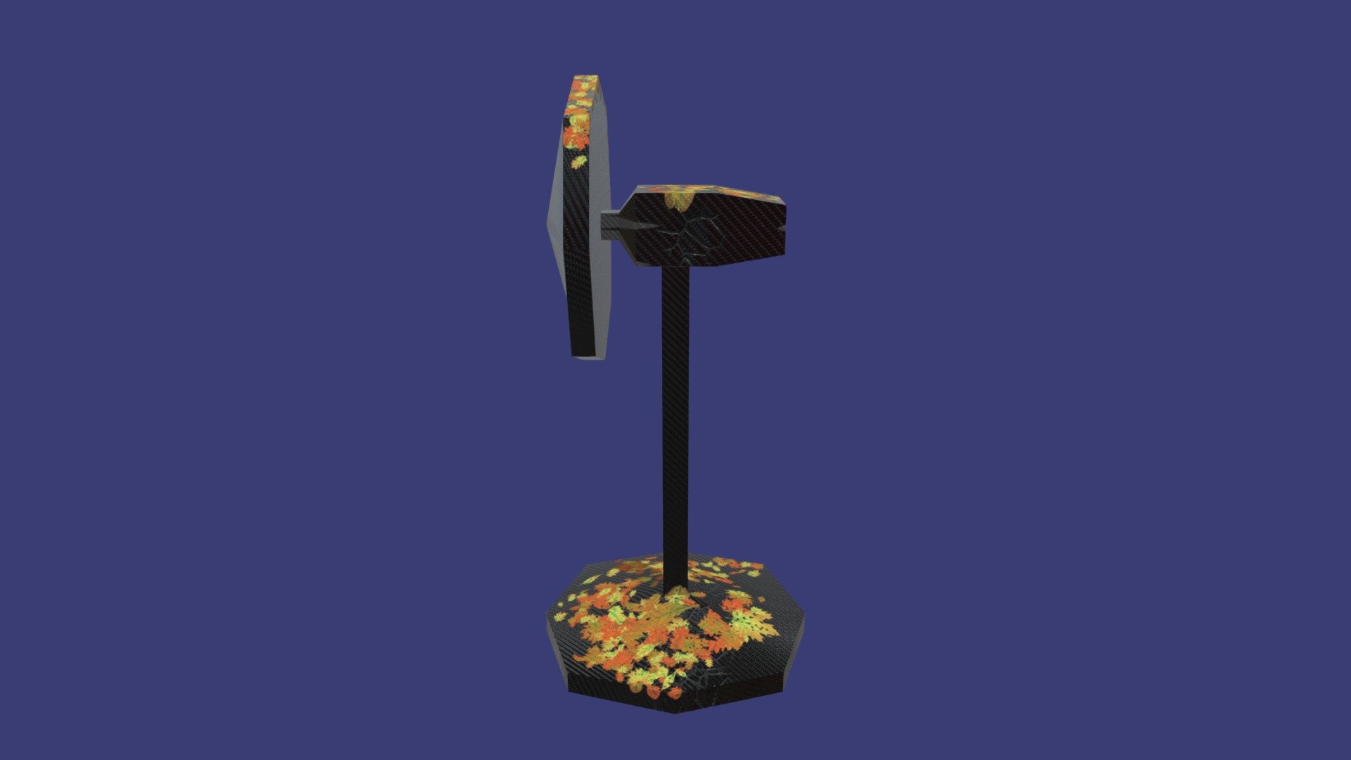 Simple Textured Fan - 3D model by SketchUVme [ed40274] - Sketchfab