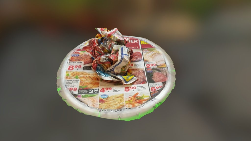 Paper Wad (scan) - 3D model by SmallpolyArt [ed40e92] - Sketchfab