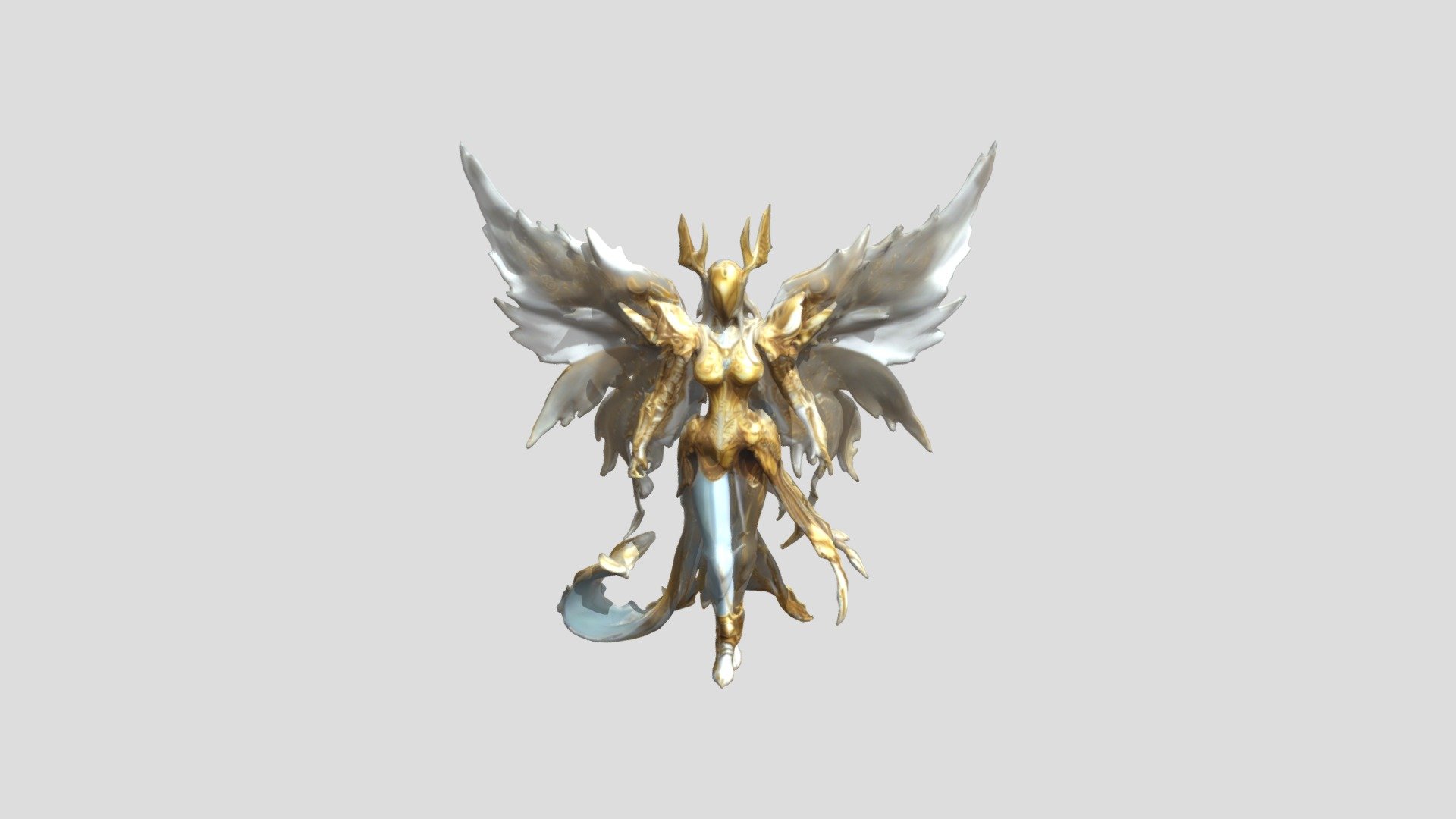 Angelic Warrior by Sima - 3D model by babadjudja007 [ed42412] - Sketchfab