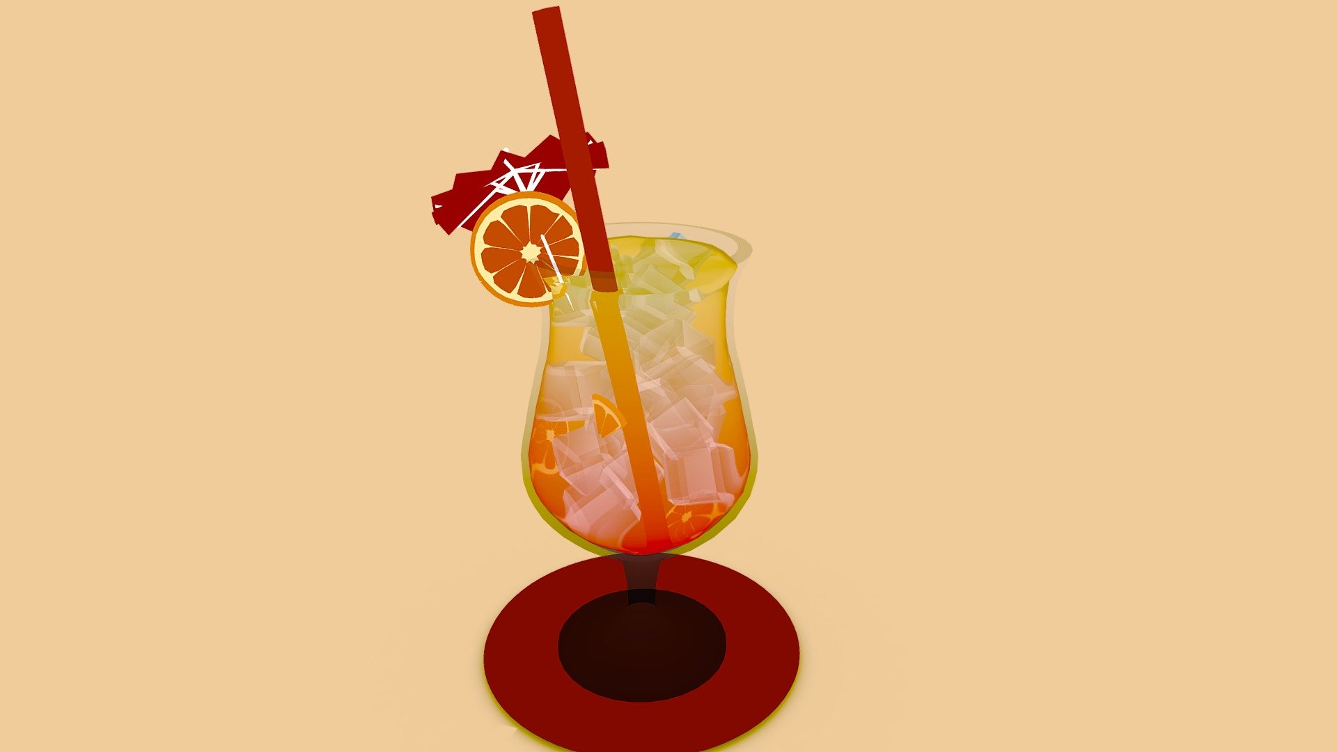 Hot Summer Day Drink - 3D model by janina.rohwer (@janina.rwr) [ed429d8 ...