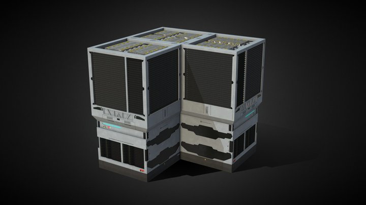 Server-room 3D models - Sketchfab