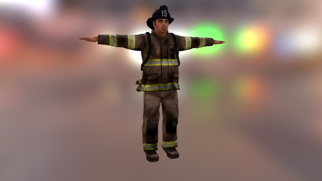 Fireman - 3D model by Jean-Luc (@Ruslan_Kokarev) [ed45095] - Sketchfab