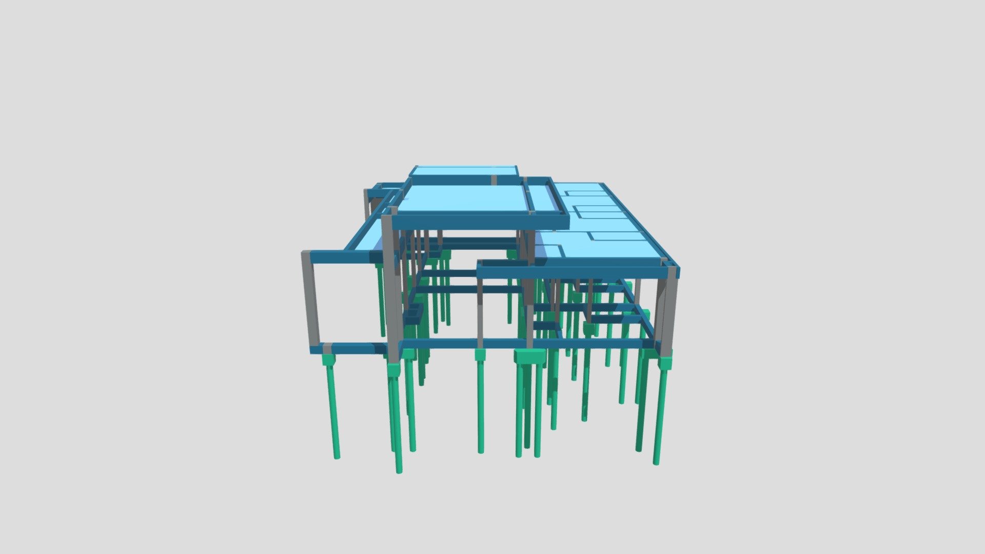 3D Estrutural R. Tinguaçu Q25 L16 Atlantida - 3D model by Base Real ...