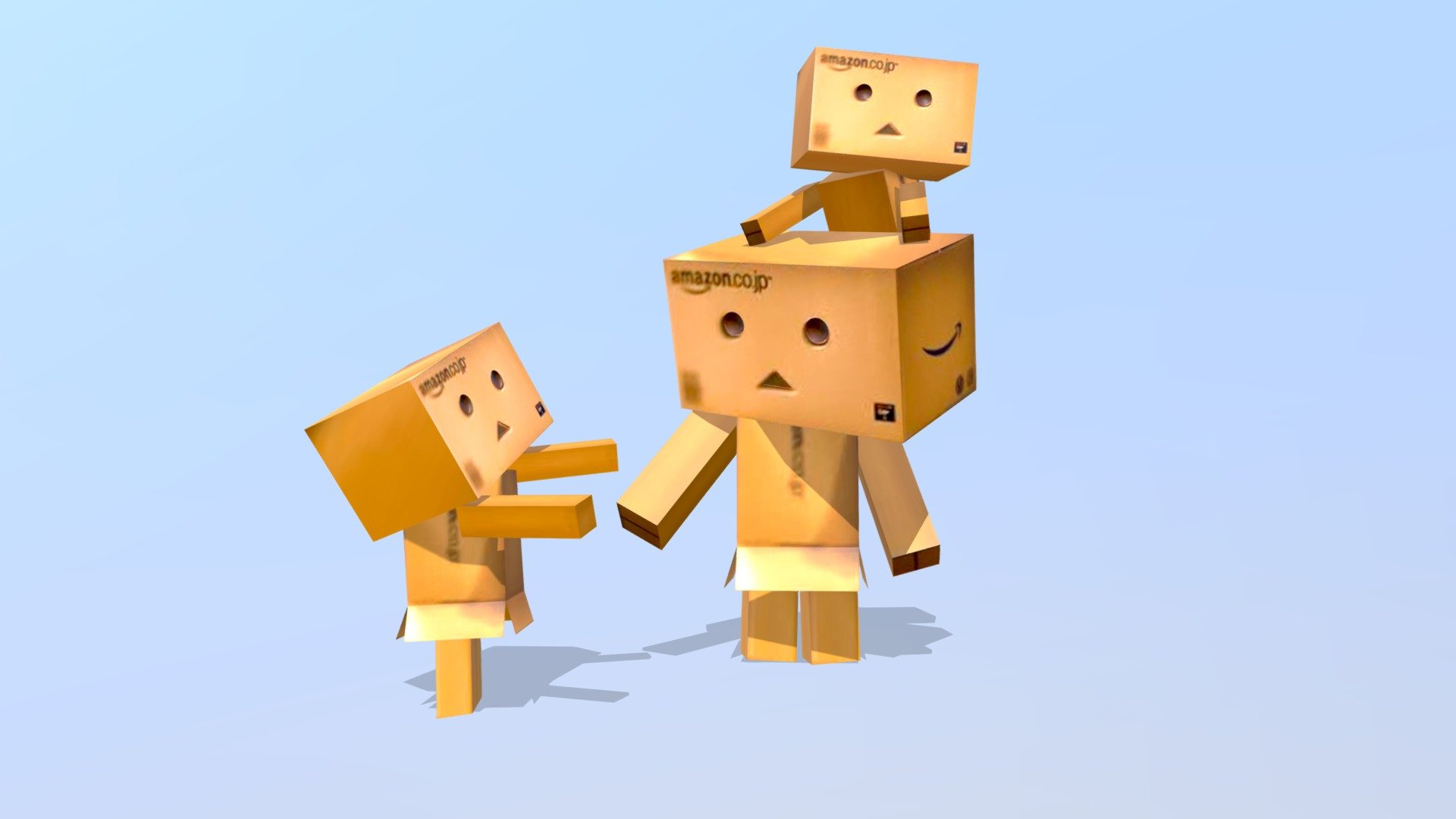 Cardboard Box Family - Download Free 3D model by Fagorust19 ...