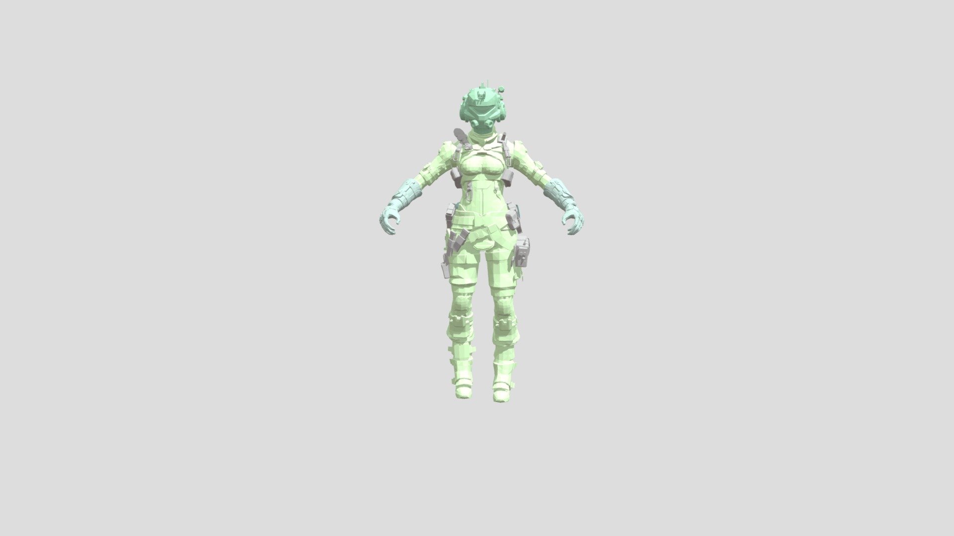 Titanfall 2 Pulse_Pilot_Girl - Download Free 3D model by Shawarmich ...