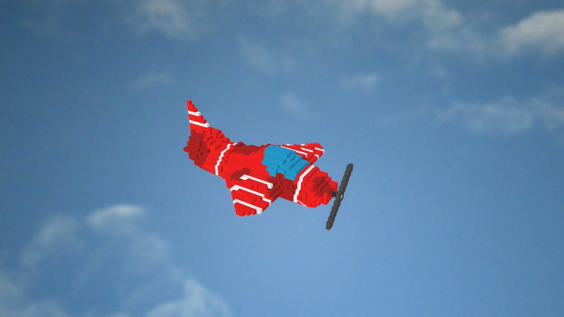VoxelArt Plane - 3D model by LostSeraph [ed47da1] - Sketchfab