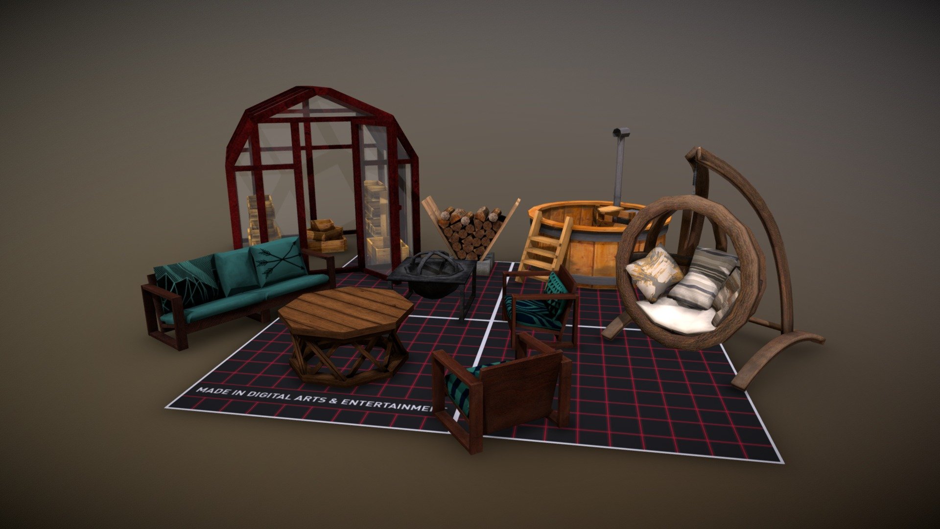 5Props Assignment - 3D model by Eva_Rubl [ed49844] - Sketchfab