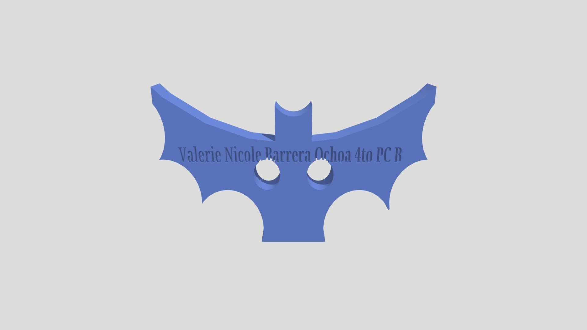 Bat Button - 3D model by 010088543 [ed4a046] - Sketchfab