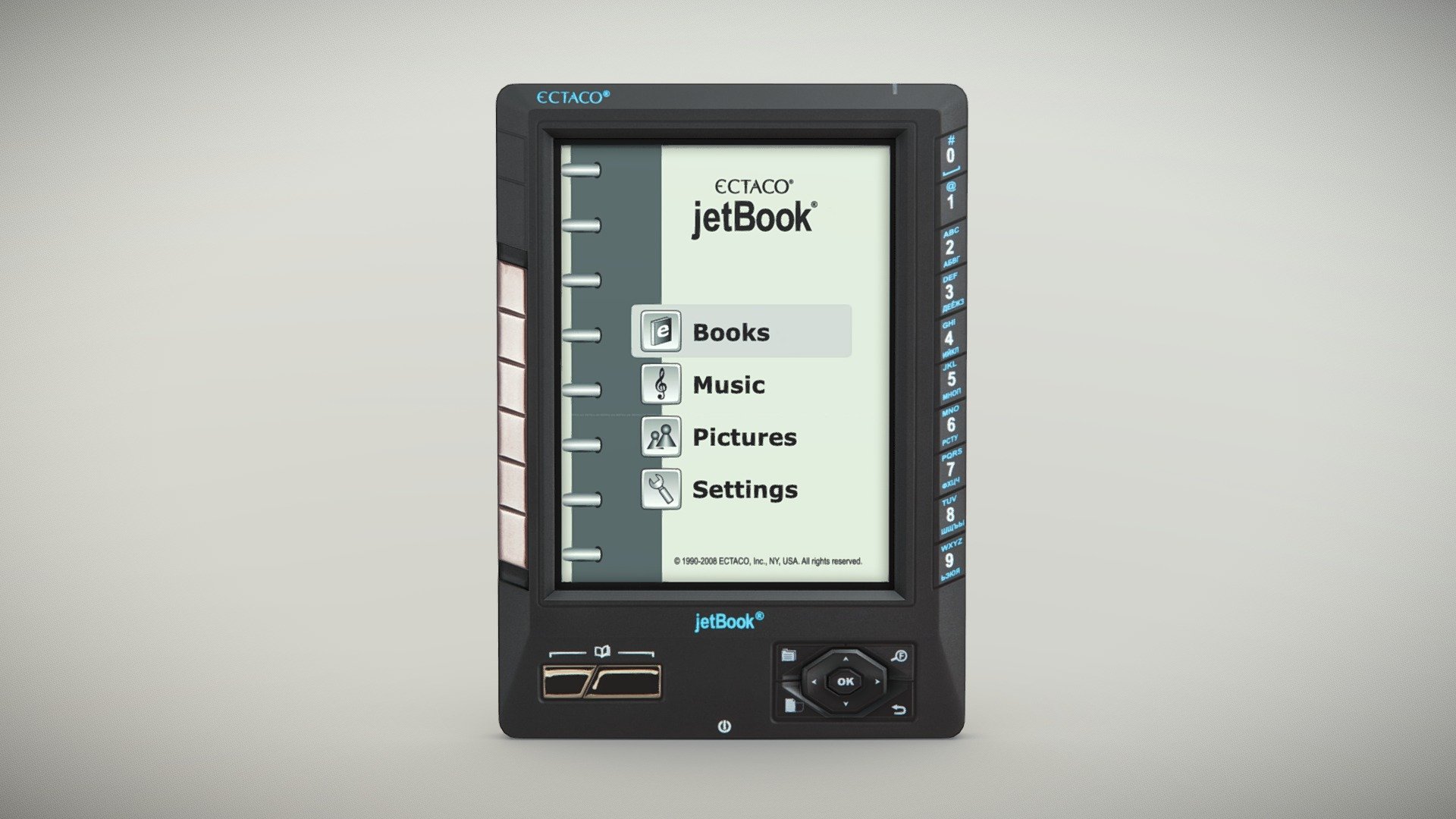 Ectaco jetbook e-reader - Buy Royalty Free 3D model by 3DOverstock ...
