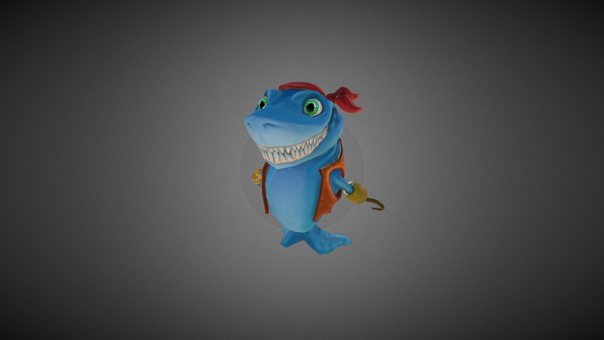 Barky Sharky - A Tale of Thousand Pirates - 3D model by gerganag ...