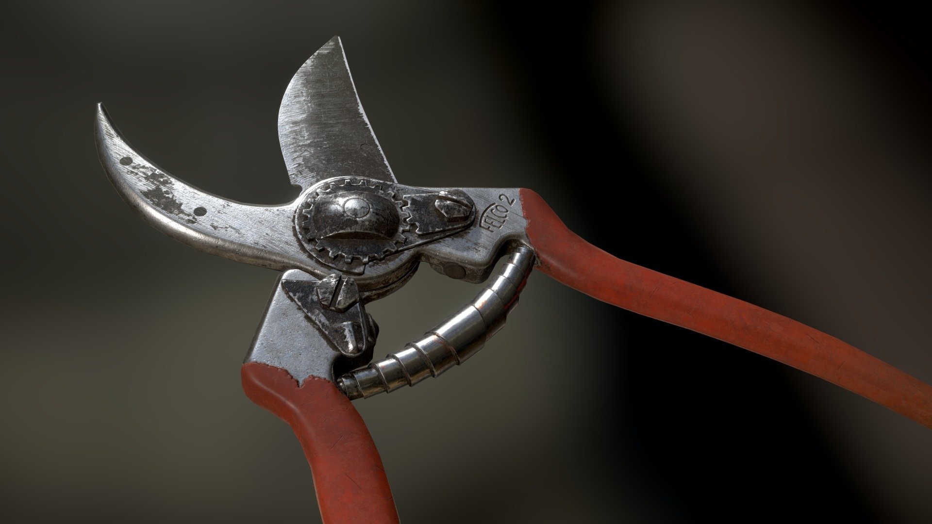pruning shears - 3D model by vervoortward [ed4be05] - Sketchfab