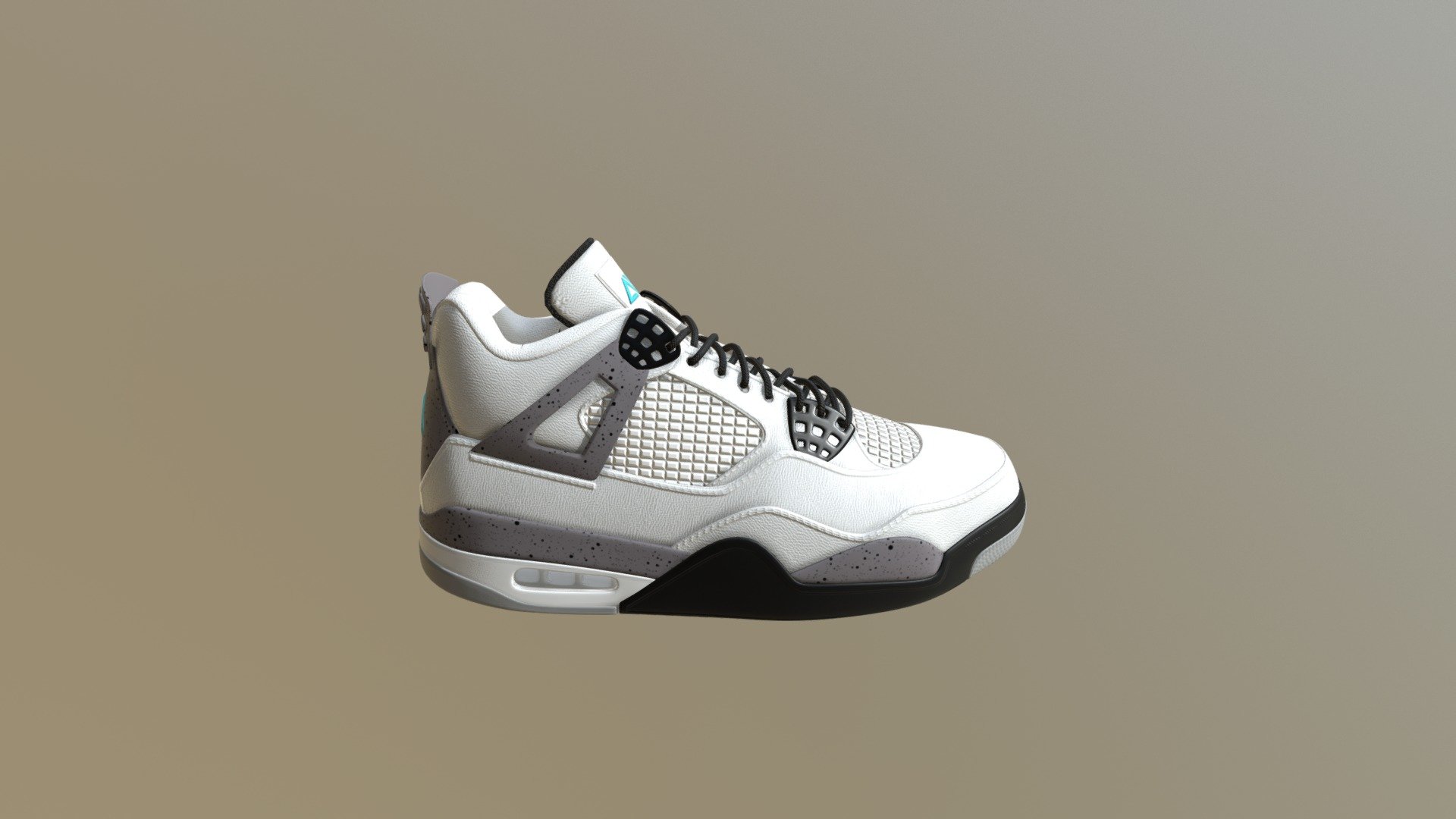 Shoes Air Jordans 4 UPLOAD READY - 3D model by stochastic [ed4e3ce ...