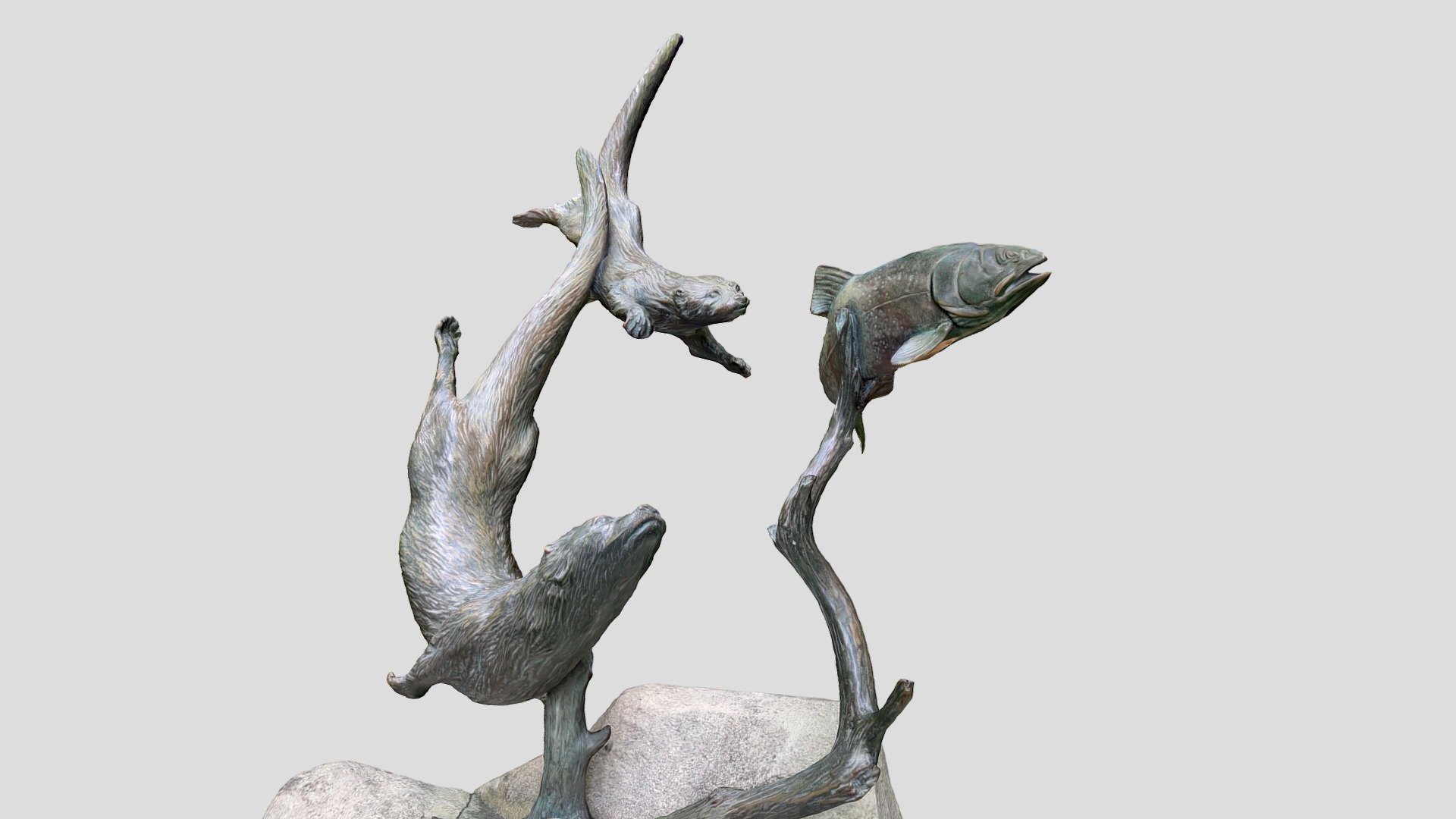 River Frolic - Carl Regutti, North Carolina Zoo - 3D model by Andrew ...