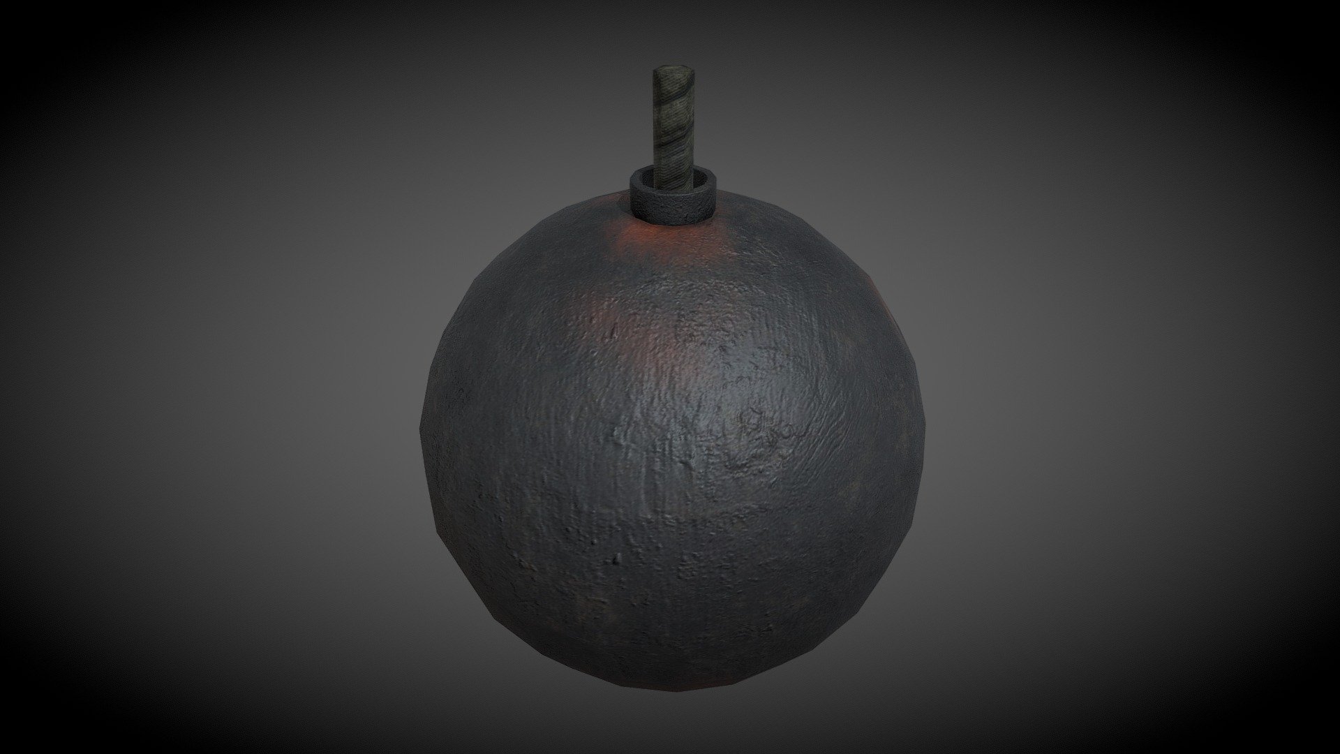 Bomb, cannonball low poly - Download Free 3D model by ToxaGrom ...