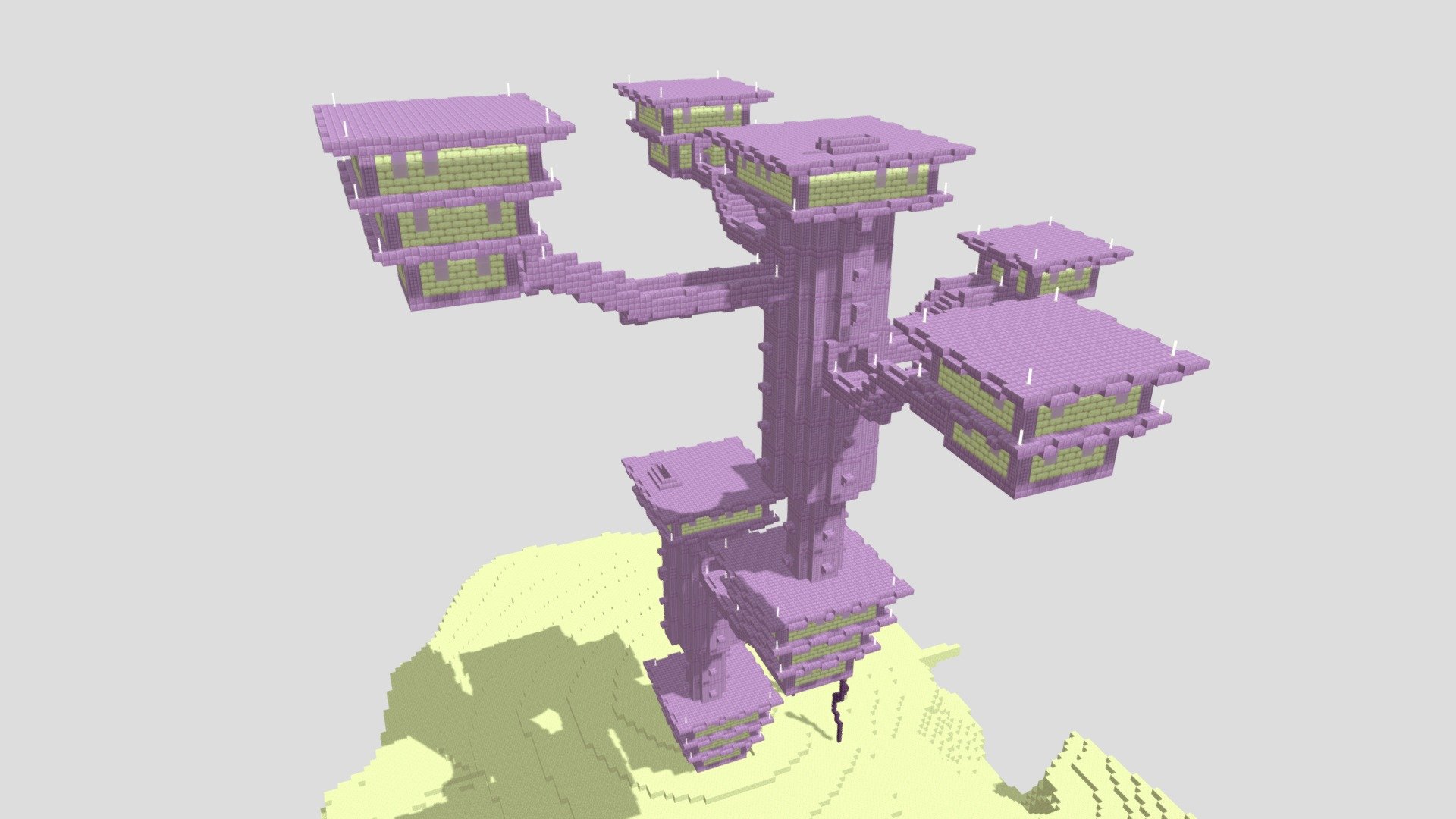 Minecraft End City - Download Free 3D model by Bully Magraptor ...