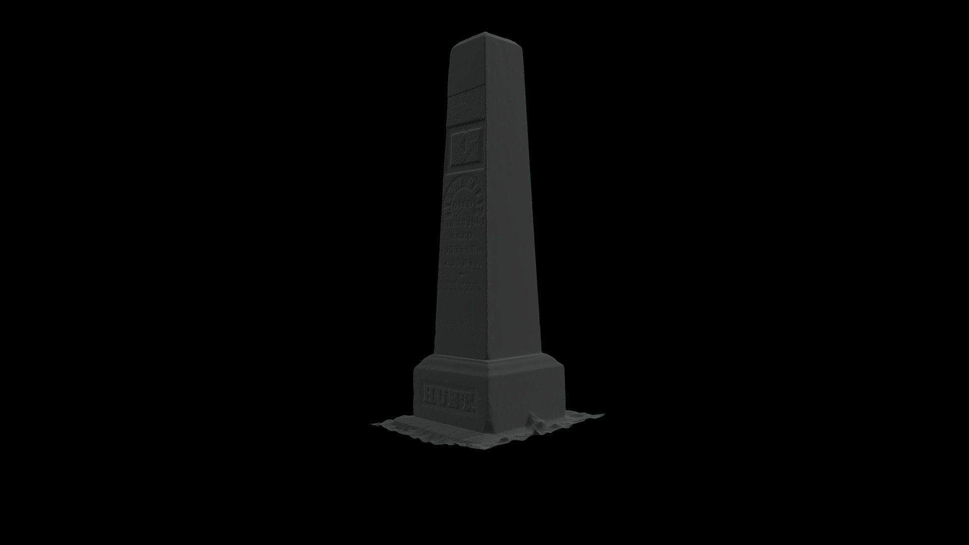 Hunt Grave Monument La Crosse, WI - 3D model by IanRick14 [ed567f3 ...
