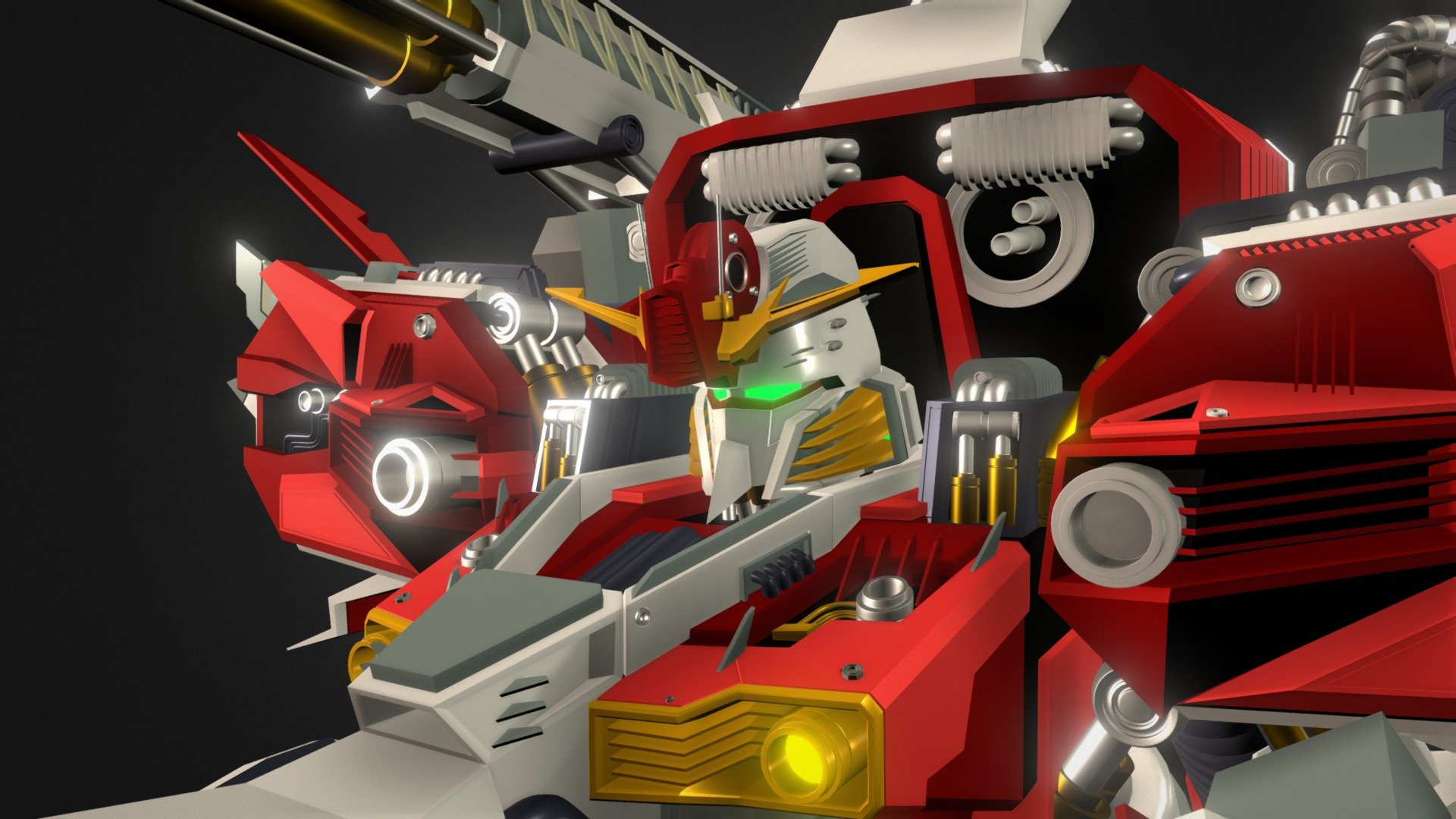GUNDAM1 [Ex-s Gundam Deep striker "kunnatee"] - 3D model by Văn Nam ...