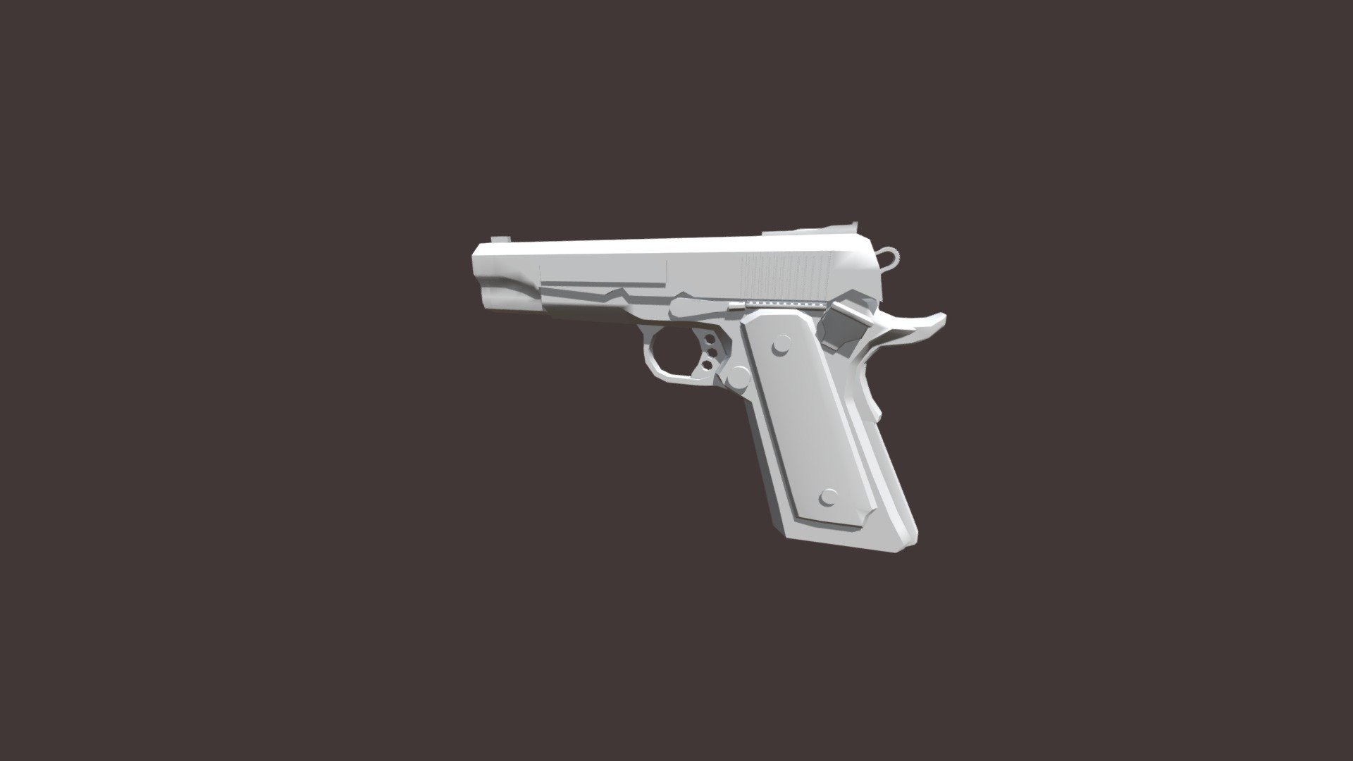 Marine issued Colt Gold Cup Trophy Colt .45 - 3D model by Lindsay ...